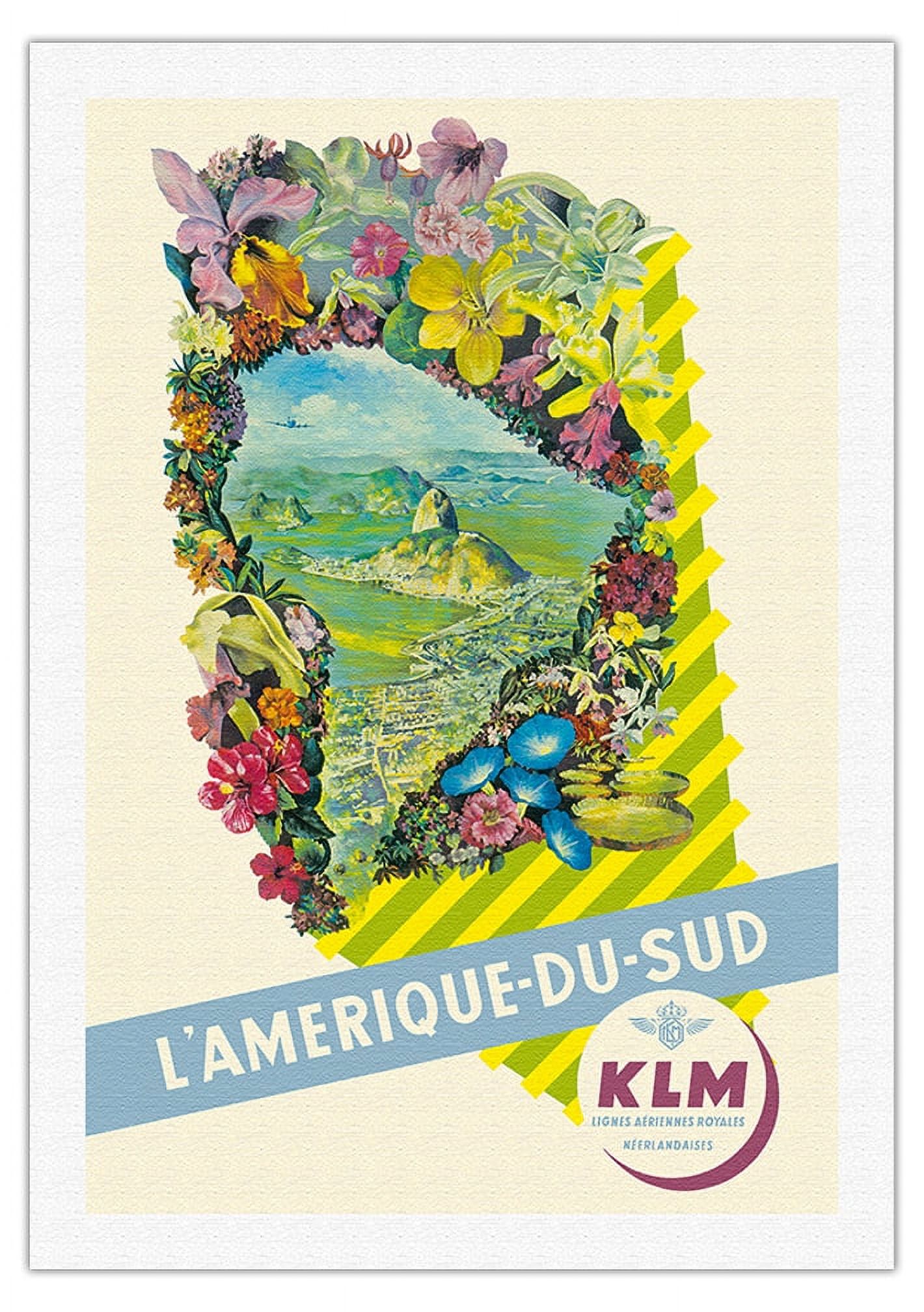 South America (L’Amerique Du Sud) - Rio De Janeiro Brazil - KLM Royal ...
