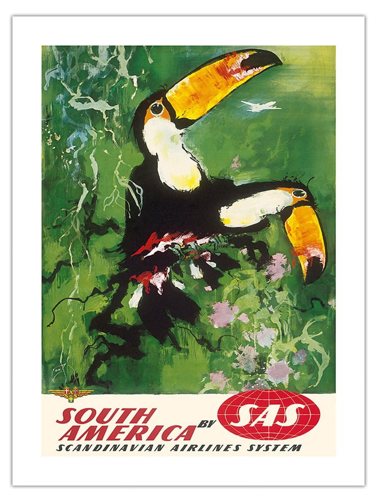 South America - Tocu Toucans - SAS Scandinavian Airlines System ...