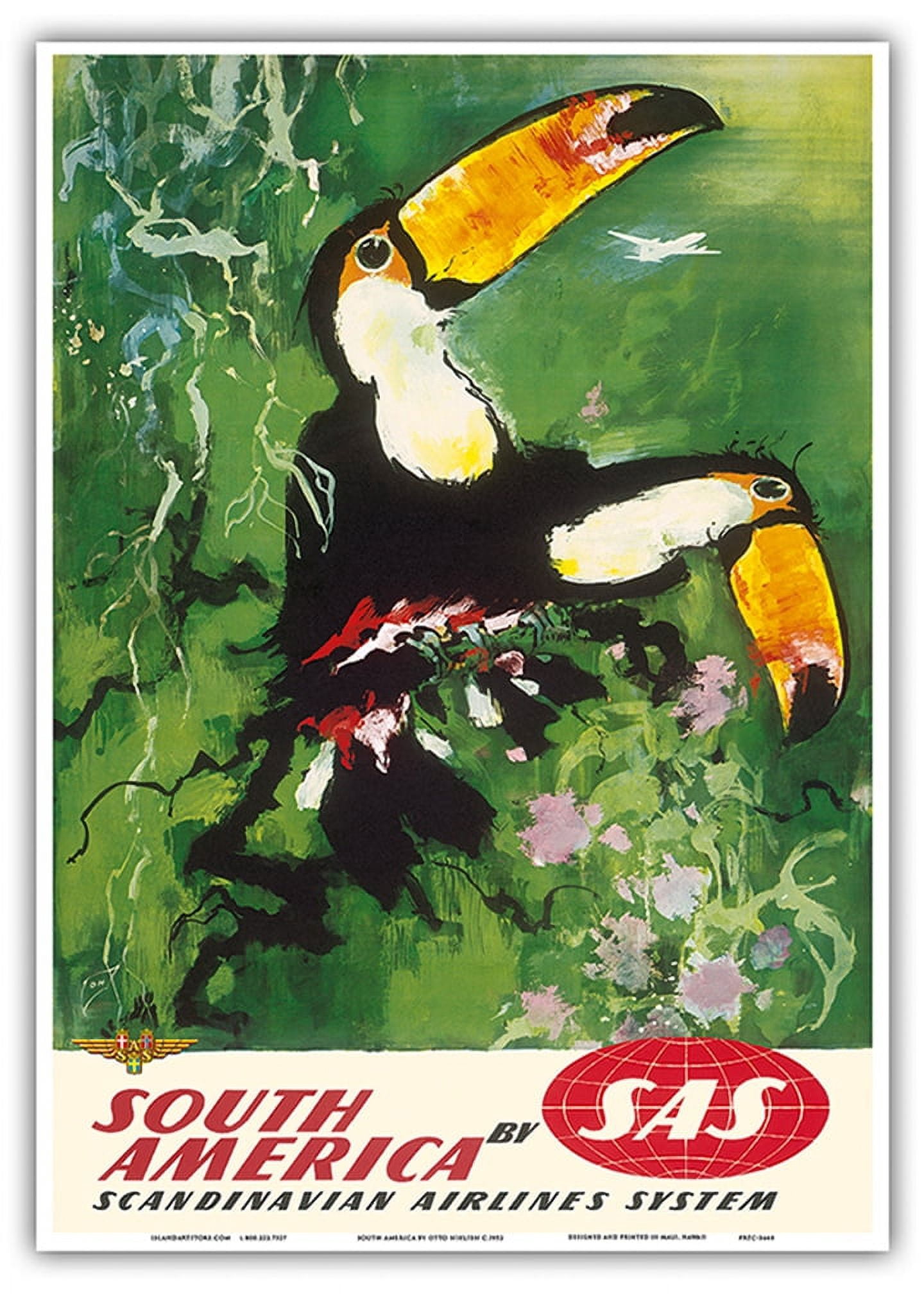 South America - Tocu Toucans - SAS Scandinavian Airlines System ...