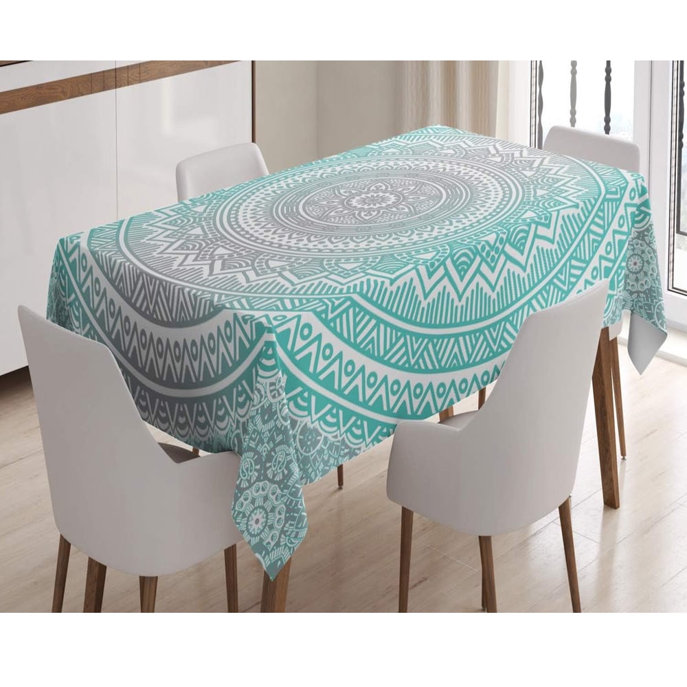 South American Culture Aztec Tribal Print Tablecloths Traditional Retro ...