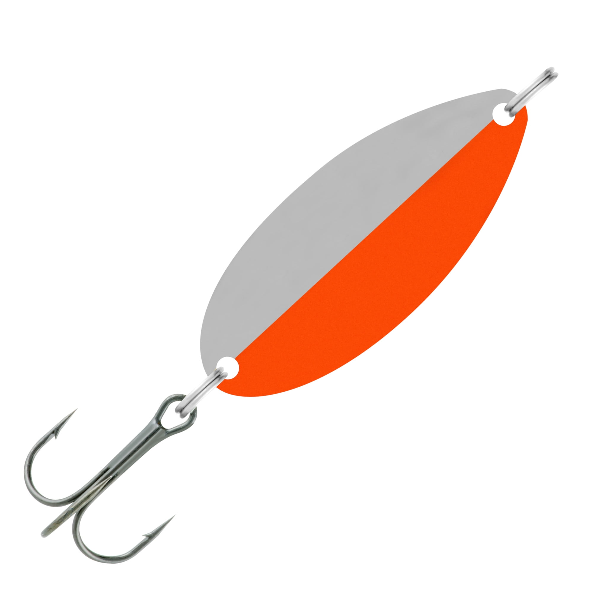 South Bend ATS-18CHFO Action Spoon 1/8oz Chrome/Flourescent Orange ...