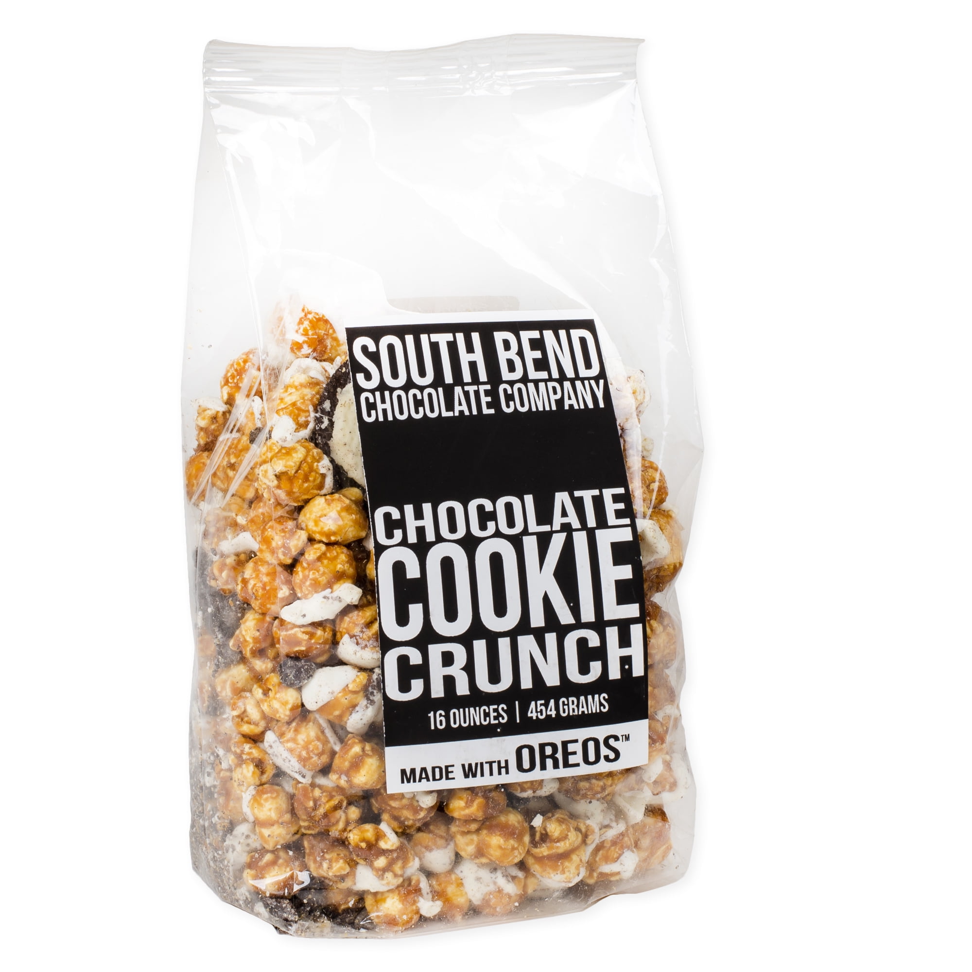 South Bend Chocolate Company Caramel Popcorn Snack Mix, 1 lb bag, Crunchy Popped Corn Treat ...
