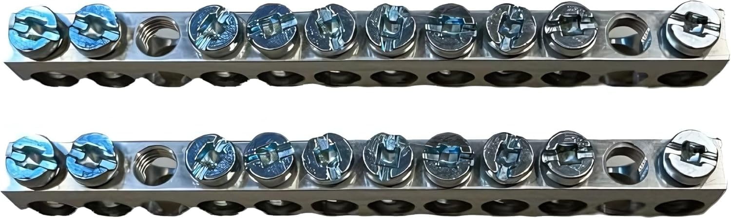 South Bend Components 10 Terminal Ground Bar (Max 1 AWG) 2-pack ...
