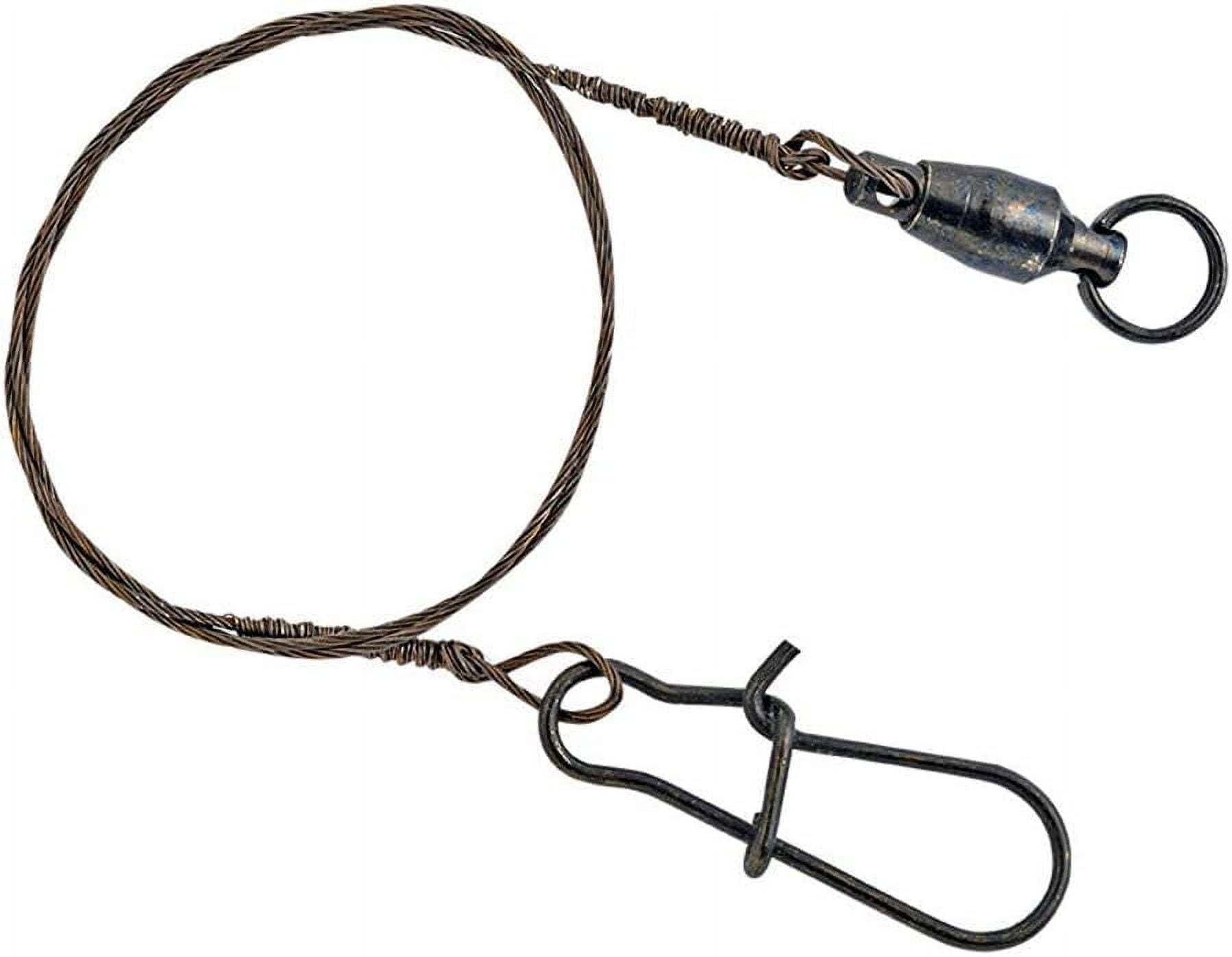 South Bend Invisa-Leader with Ball Bearing Swivel, 5", 18lb, 3pk ...