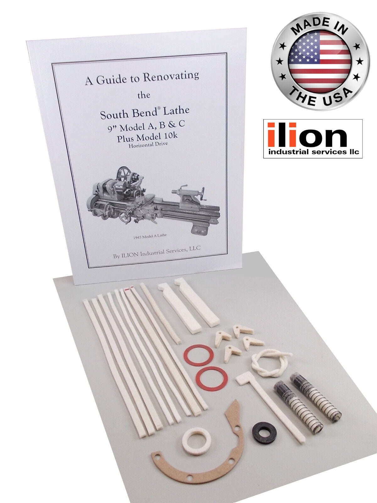South Bend Lathe 10K "Light 10" - Rebuild Manual and Parts Kit ...