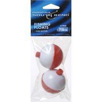 South Bend Red/White Push Button Float (1-3/4", 2 Pack) - Walmart.com
