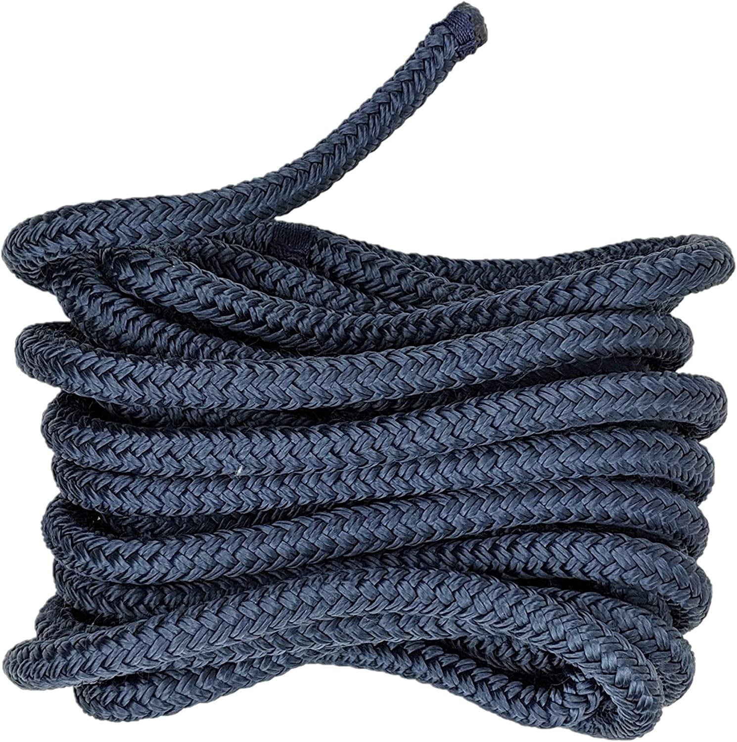 South Bend Rope Marine Grade Double Braided Nylon Dock Line w/Eye ...