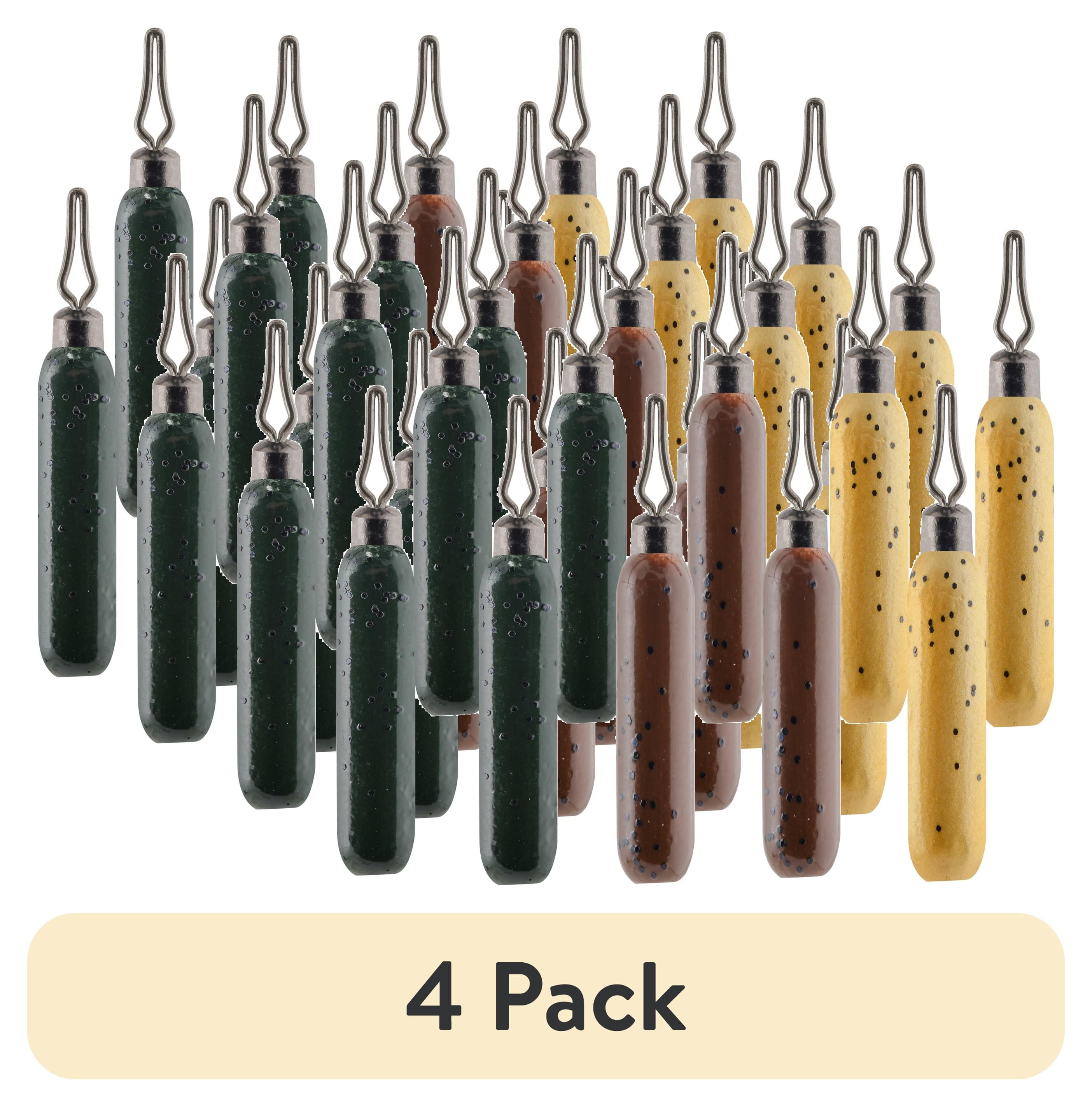(4 pack) South Bend SB-DSC18-10 Drop Shot Weights Cylinder, Size 5, 1/8 ...