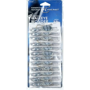 South Bend Kast-A-Way Shud-L-Spoon Freshwater Fishing Lure, Metallic ...