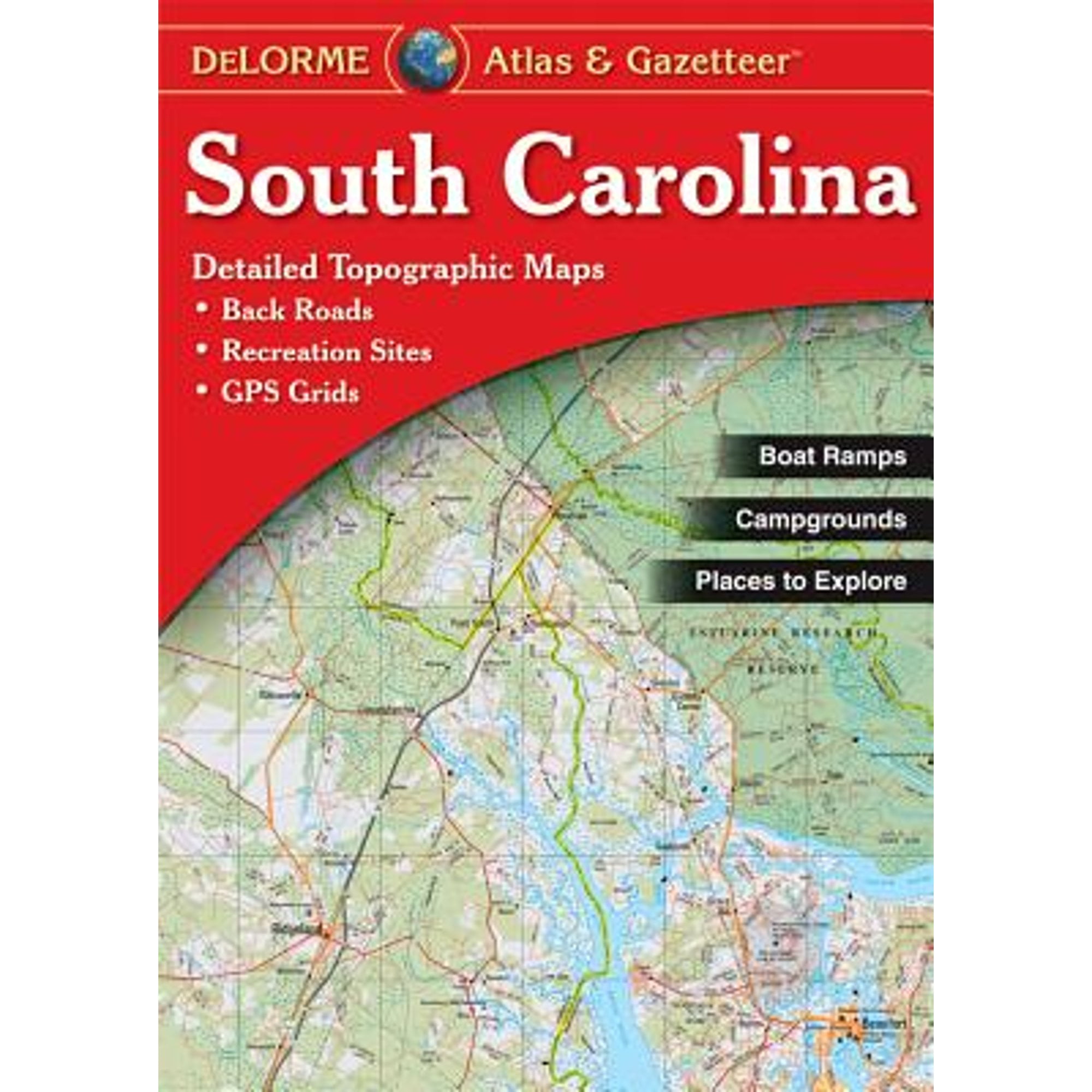 Pre-Owned South Carolina Atlas & Gazetteer (Delorme Atlas & Gazetteer ...