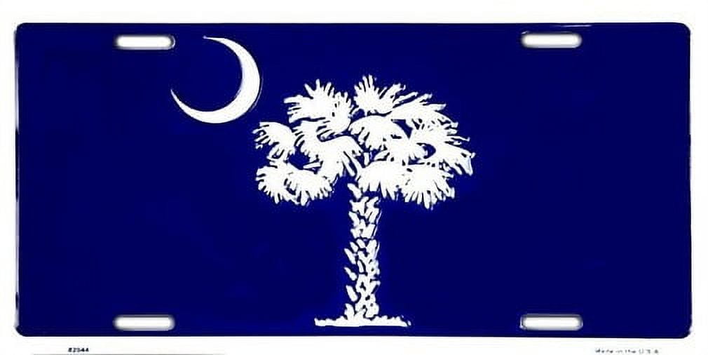 South Carolina Blue Palmetto License Plate - Walmart.com