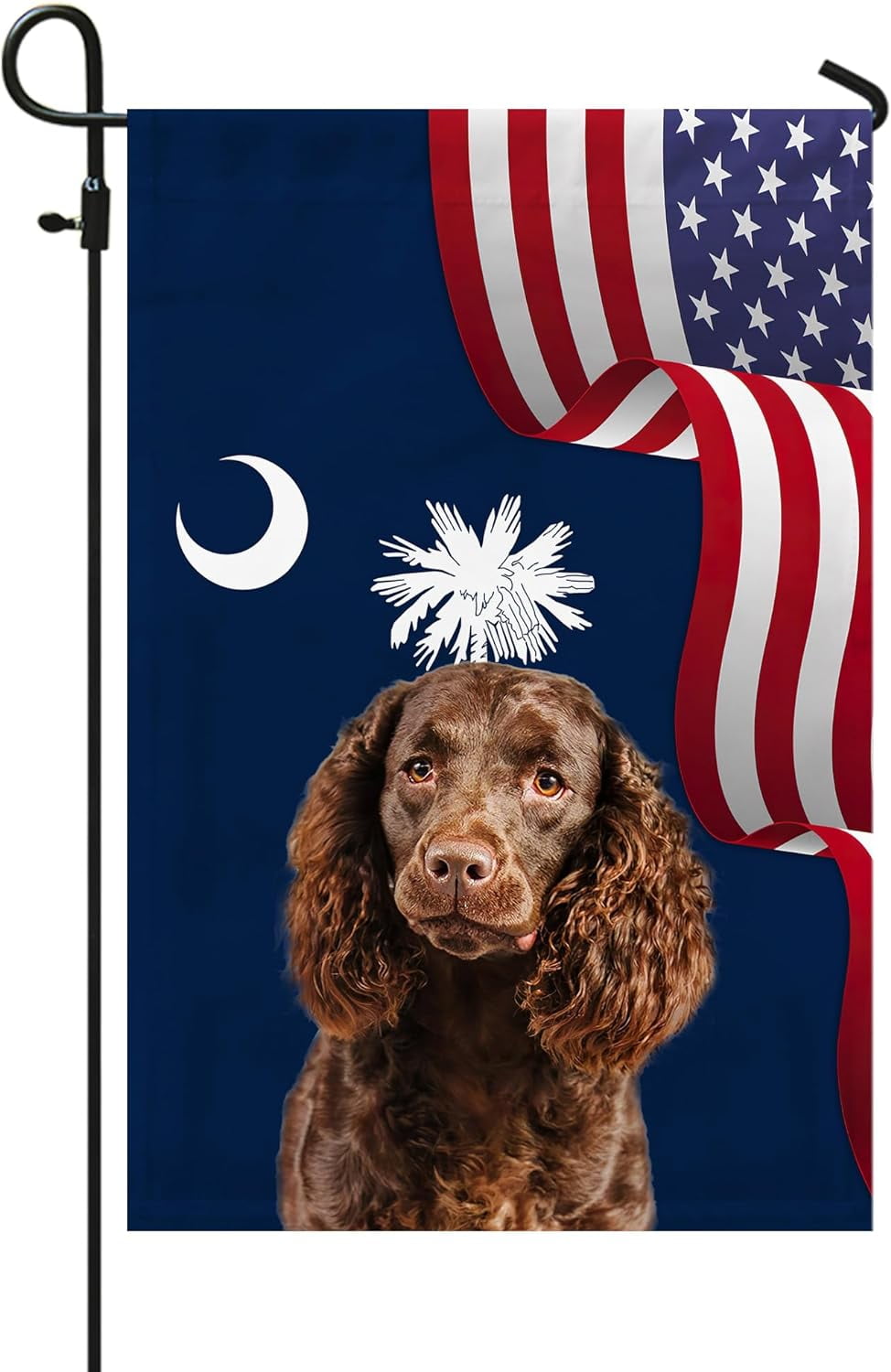 South Carolina Boykin Spaniel Flag, Patriotic Dog State Flags - House ...