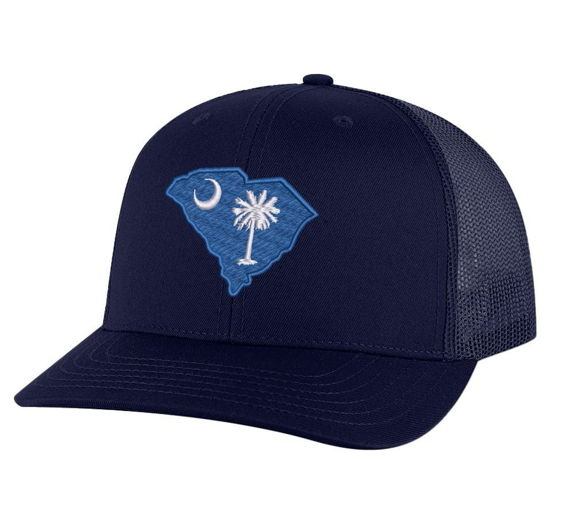 South Carolina Trucker Hat - Embroidered State Flag Design - Palmetto ...