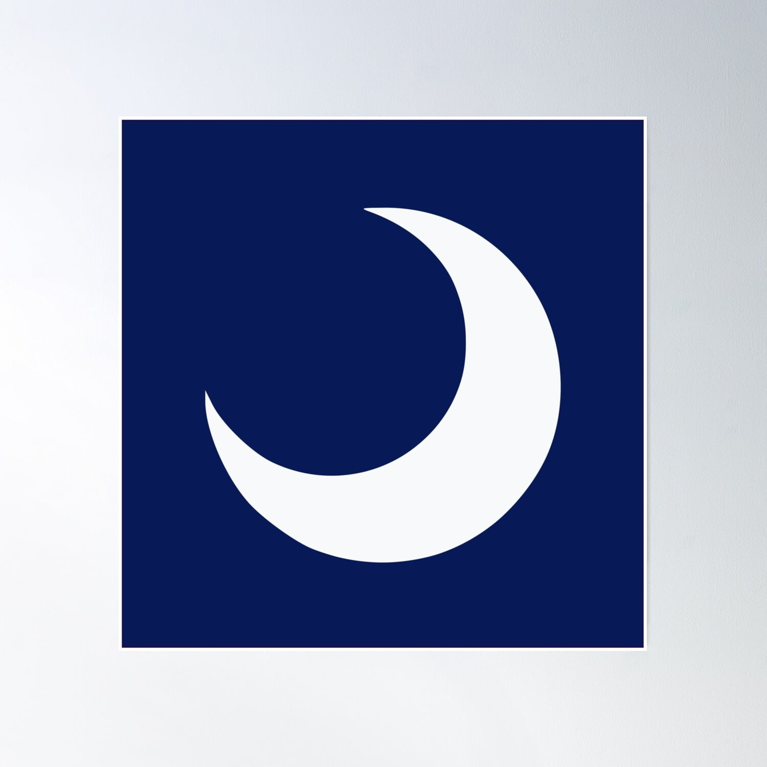 South Carolina Crescent Poster Wall Art, Modern Wall Decor, 24x24 ...