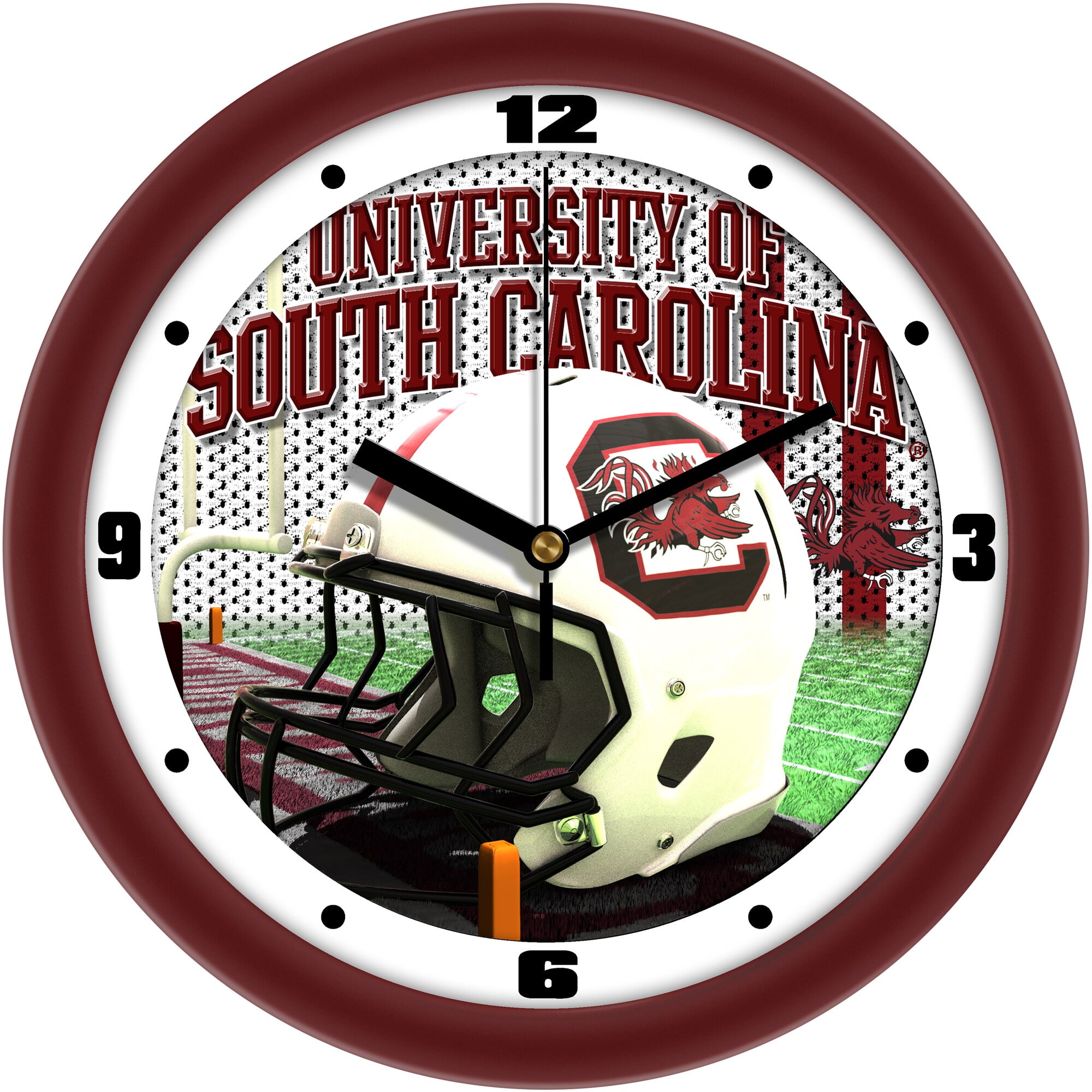 South Carolina Gamecocks 11.5'' Suntime Premium Glass Face Football ...