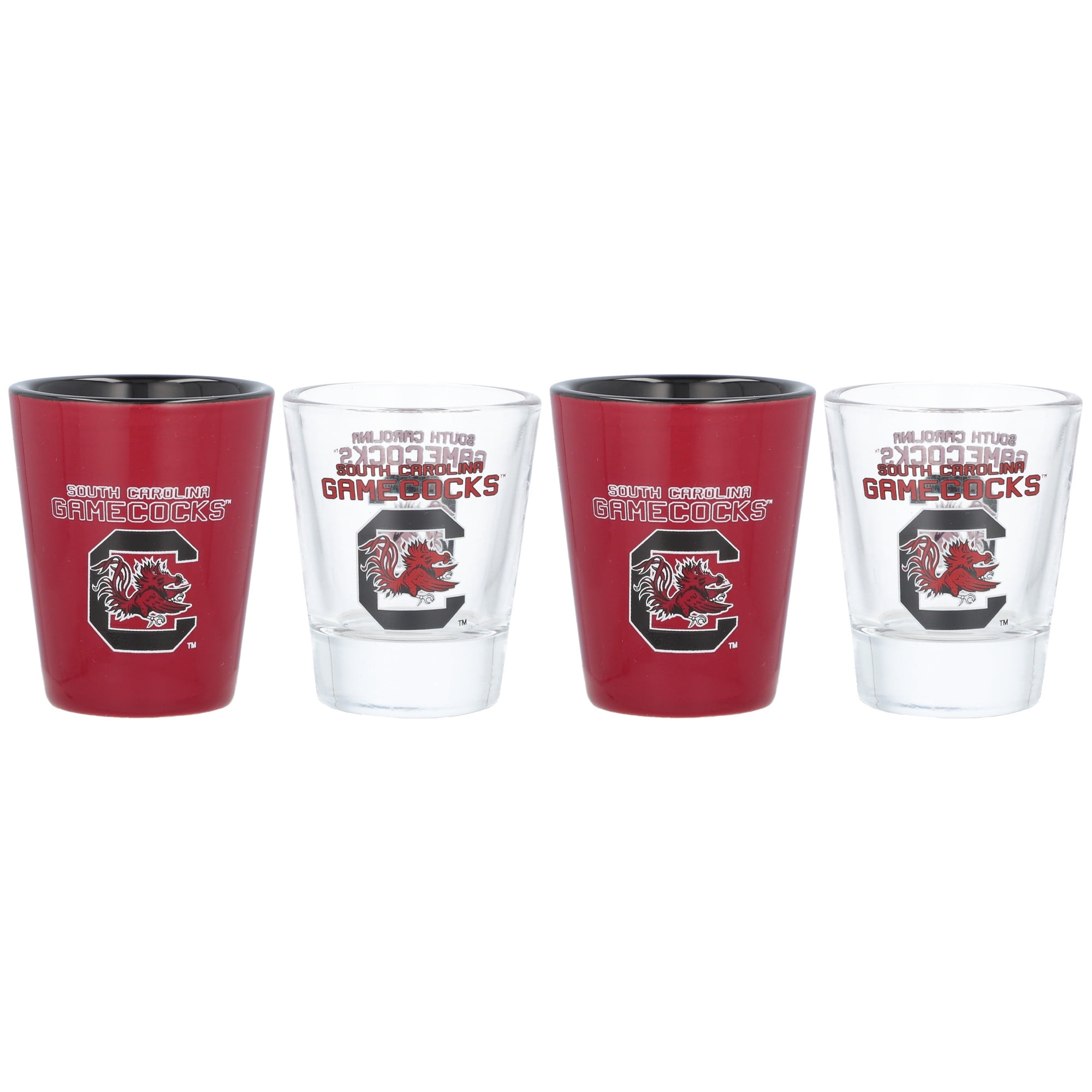 South Carolina Gamecocks Four-Pack Shot Glass Set - Walmart.com