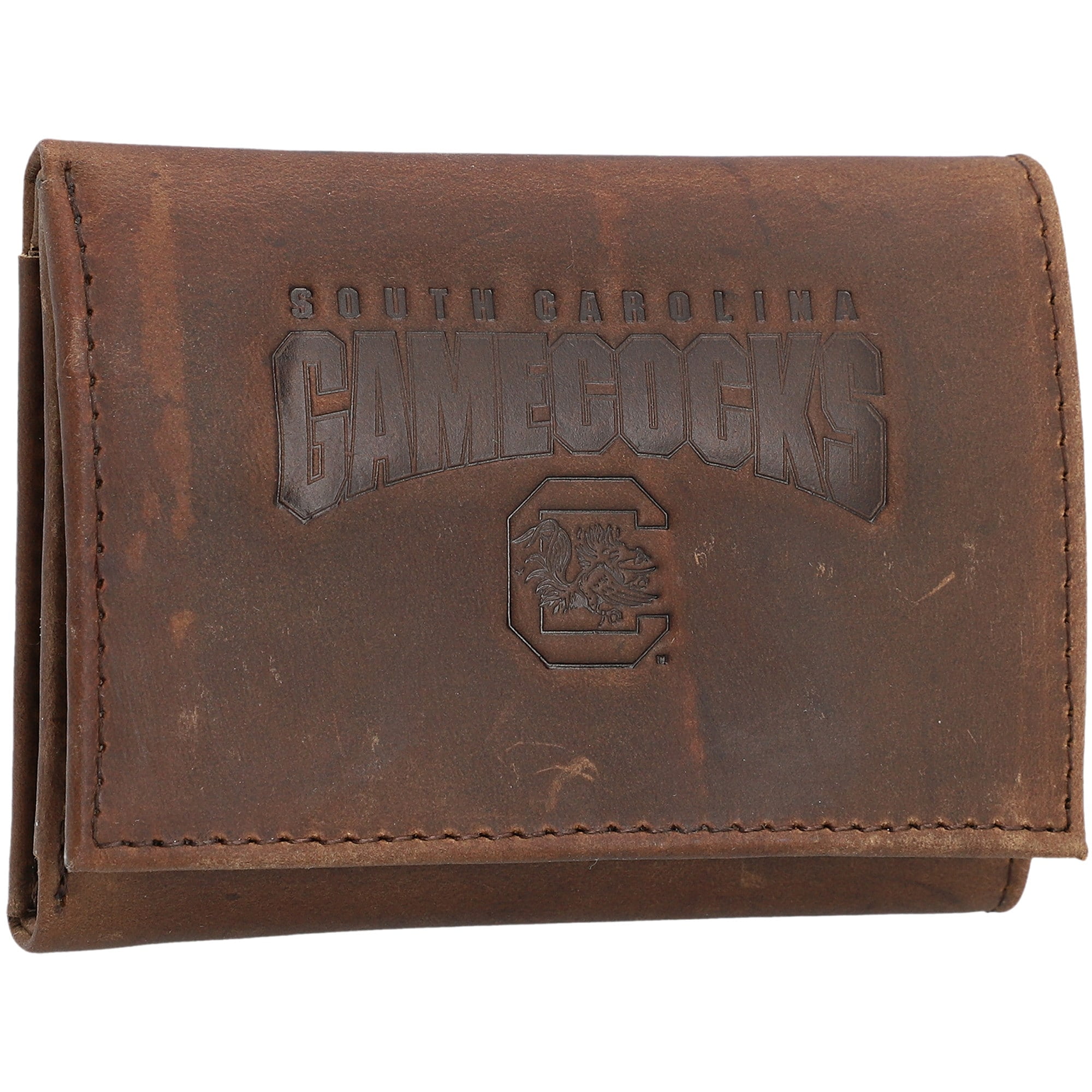 South Carolina Gamecocks Leather Team Tri-Fold Wallet - Walmart.com
