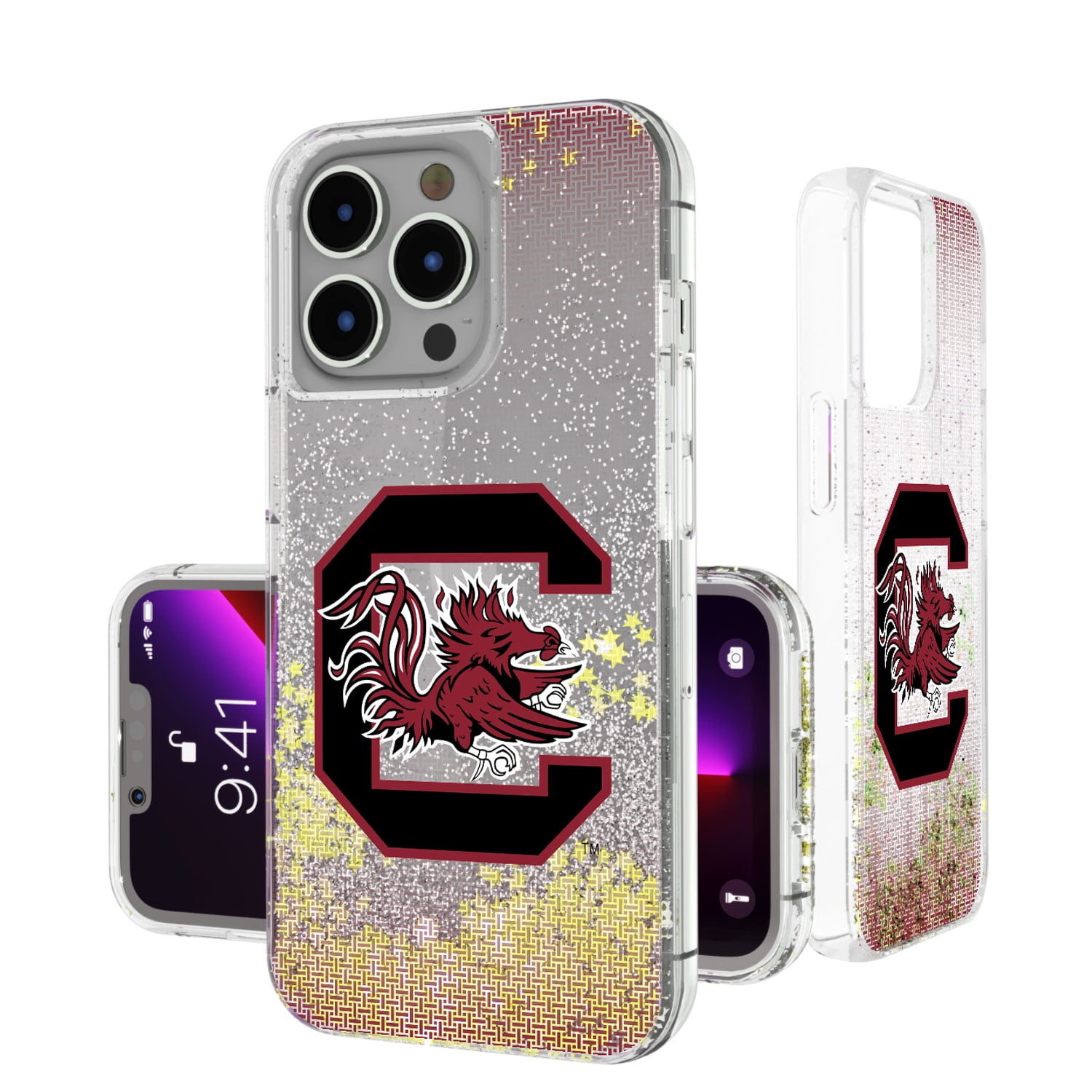 South Carolina Gamecocks Linen Logo iPhone Glitter Case - Walmart.com