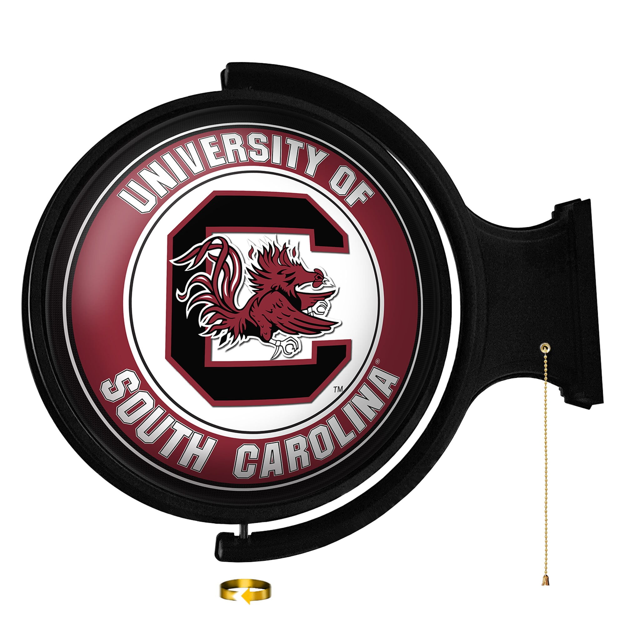 South Carolina Gamecocks Team Logo 21'' x 23'' Rotating Lighted Wall ...