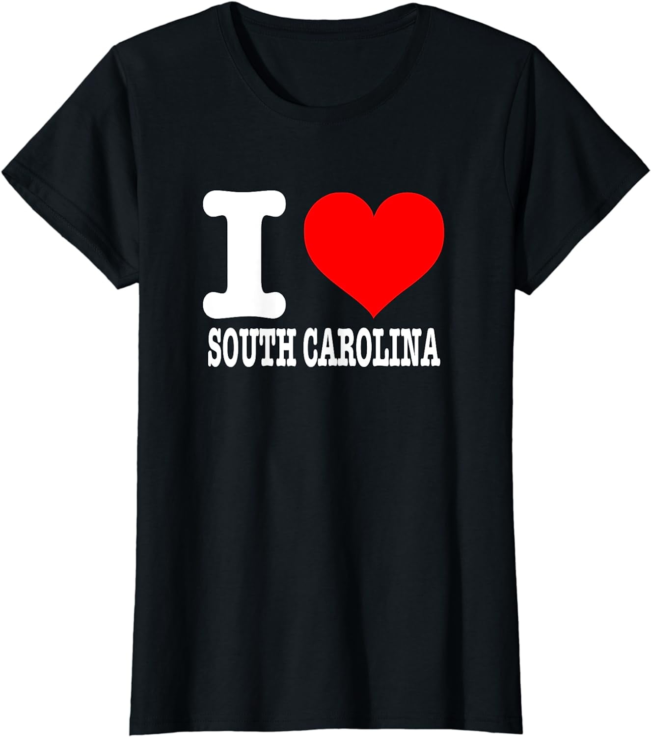 South Carolina - I Love South Carolina T-Shirt - Walmart.com