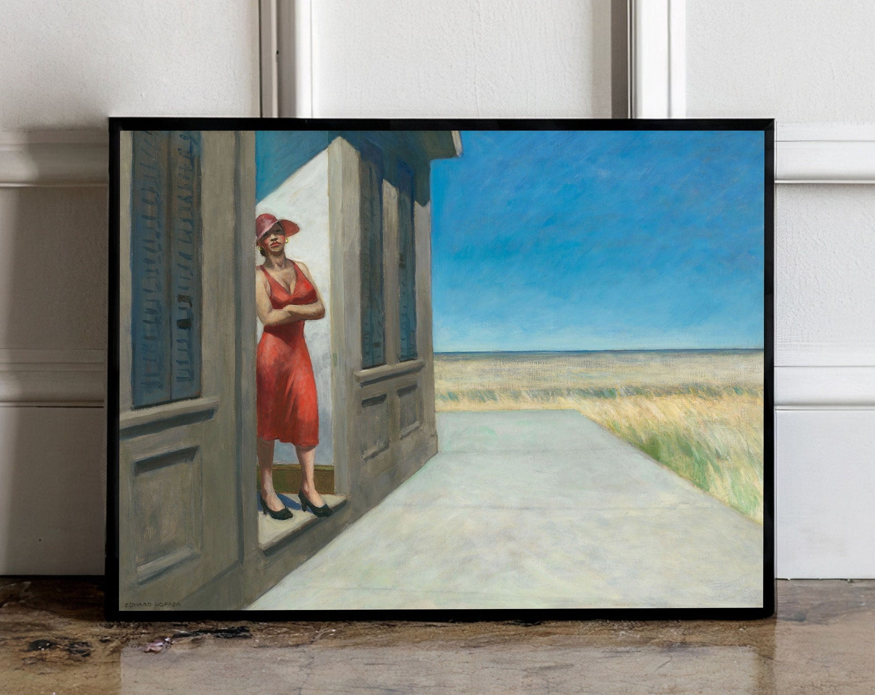 South Carolina Morning by Edward Hopper exhibition poster, Hopper ...