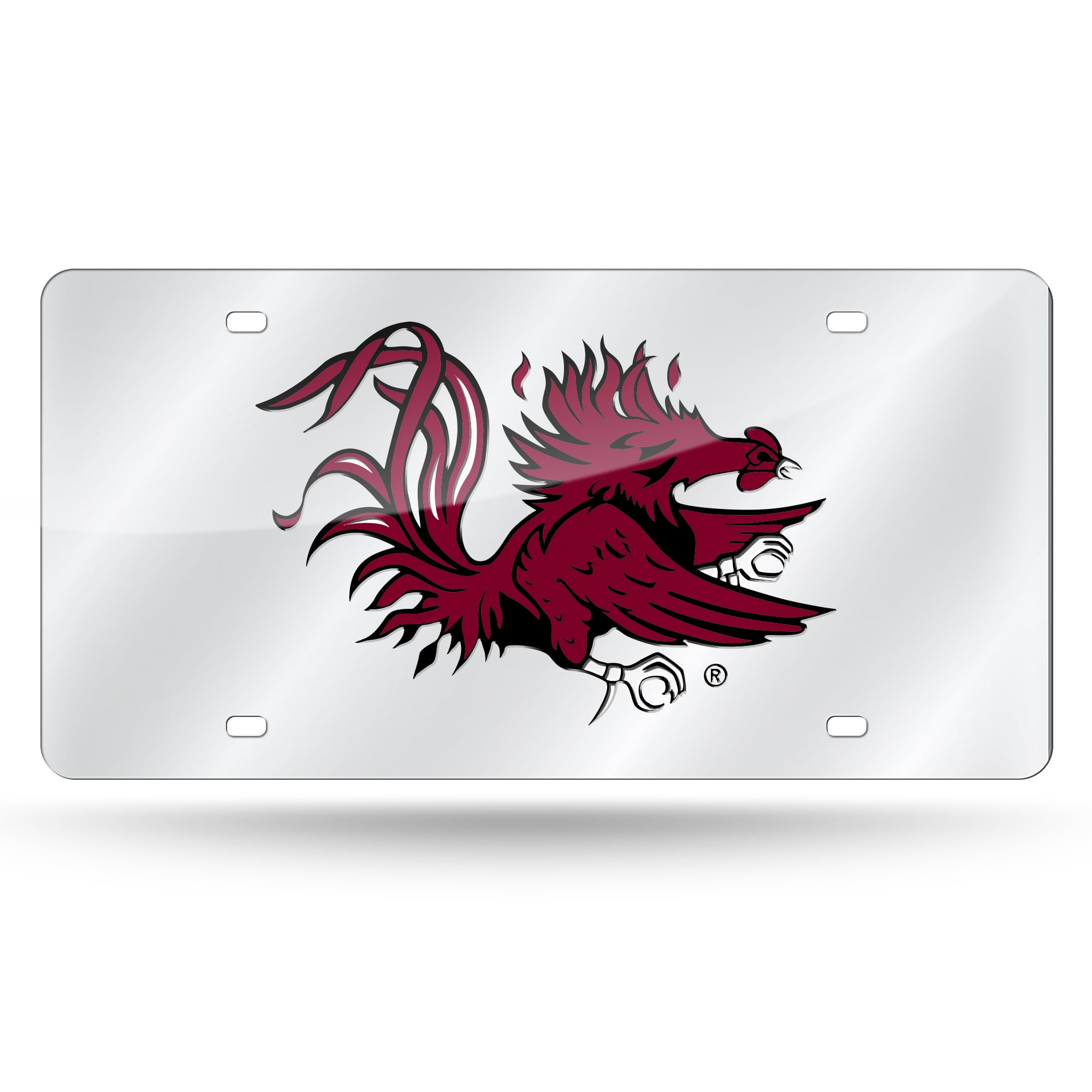 South Carolina NCAA Gamecocks Mirrored Laser Cut License Plate Laser ...