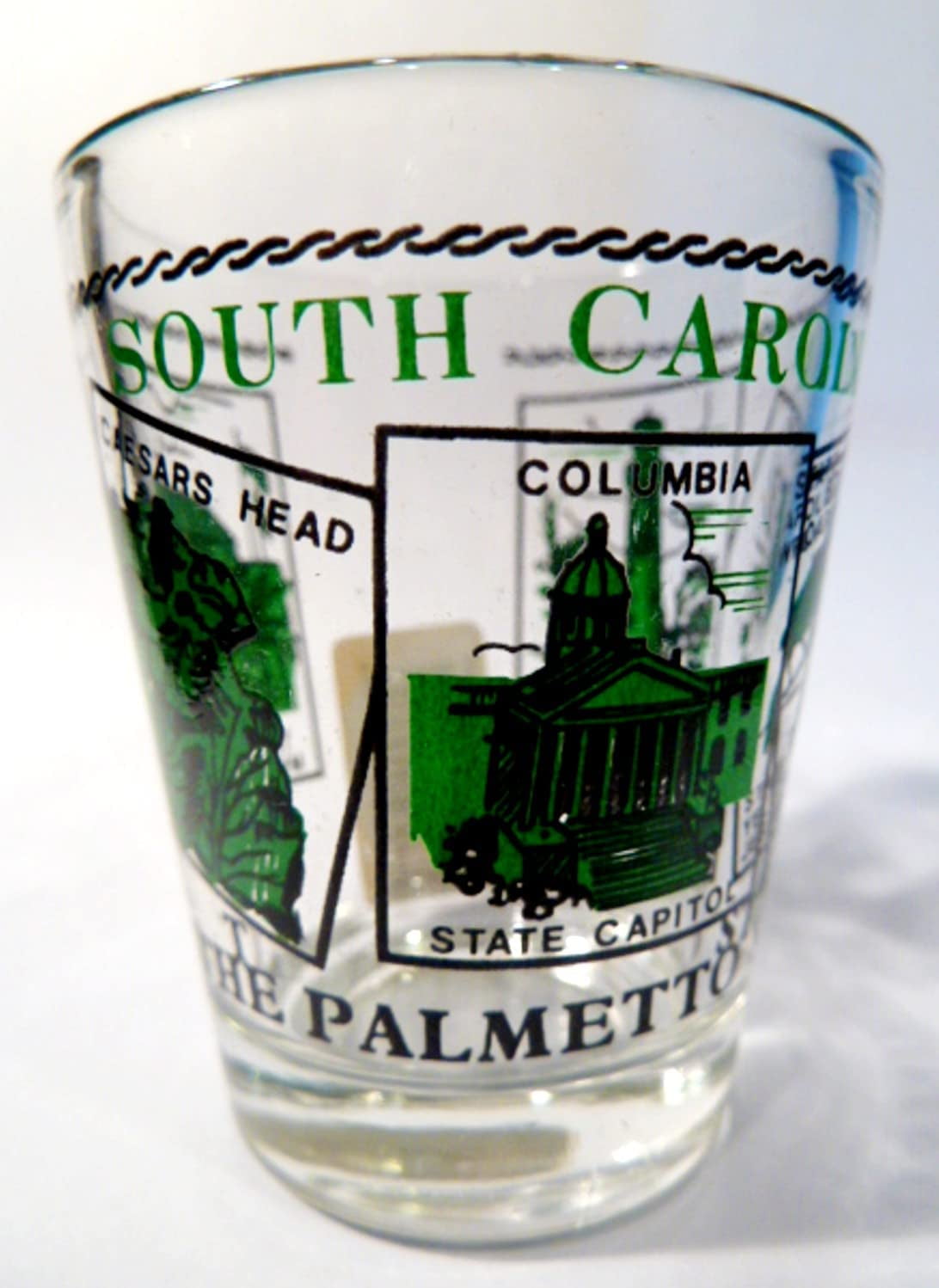 South Carolina Scenery Green Classic Design shot glass - Walmart.com