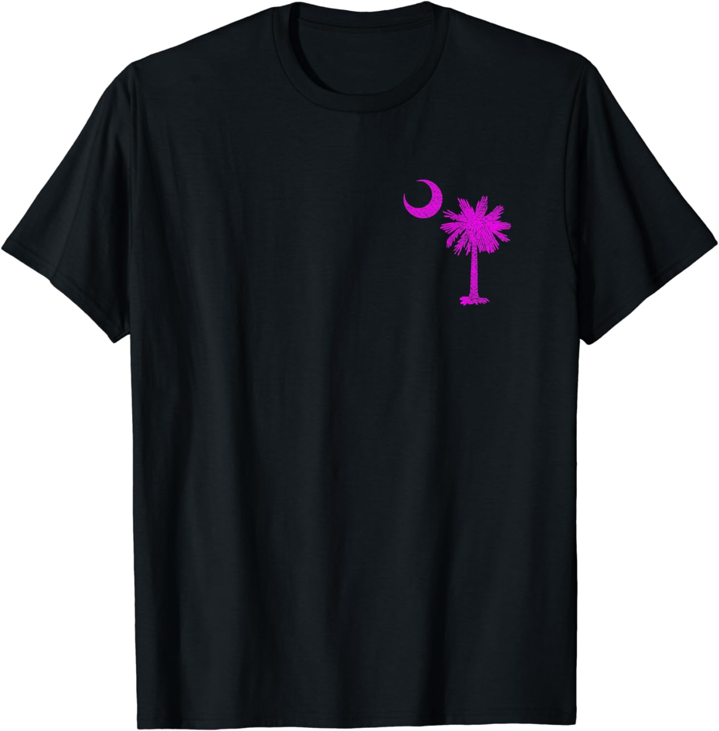 South Carolina State Flag Palmetto Tree Crescent Moon SC T-Shirt ...