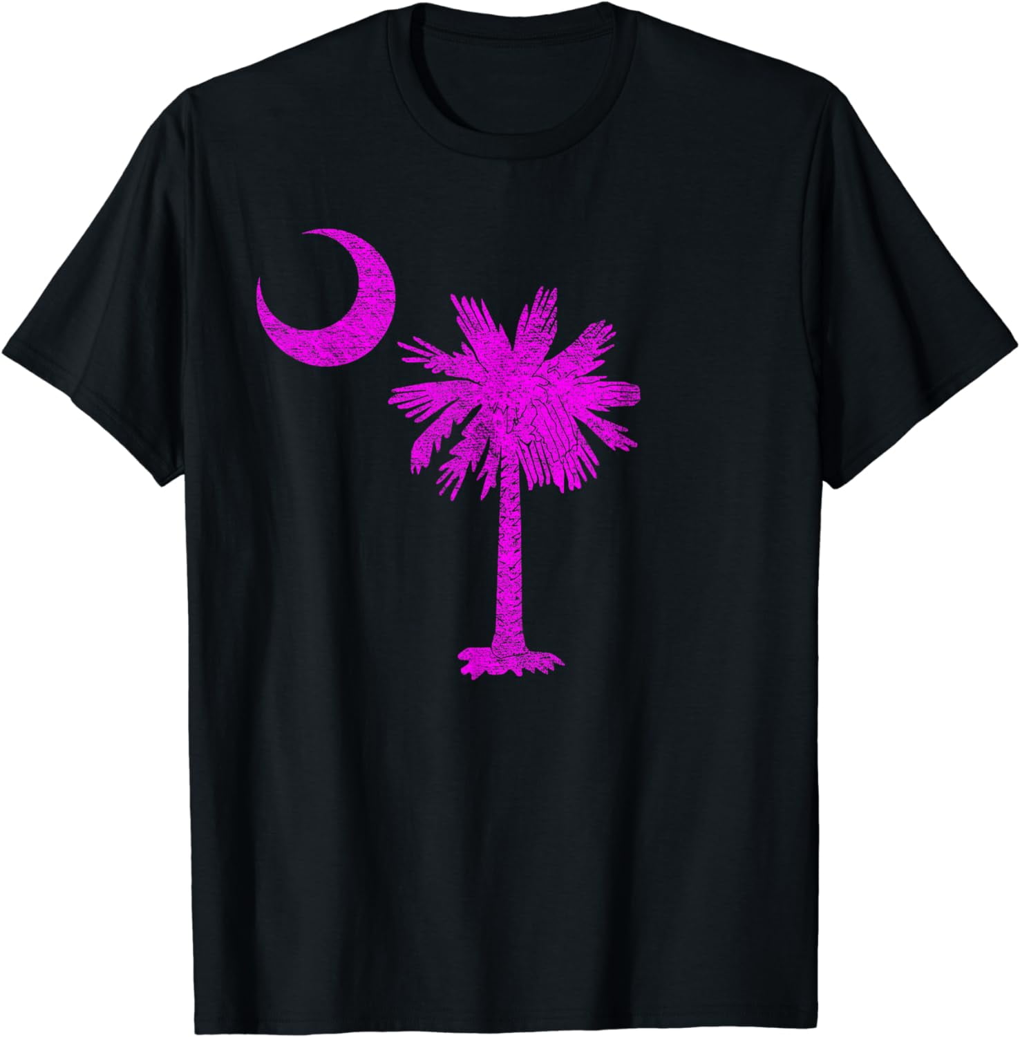 South Carolina State Flag Palmetto Tree Crescent Moon SC T-Shirt ...