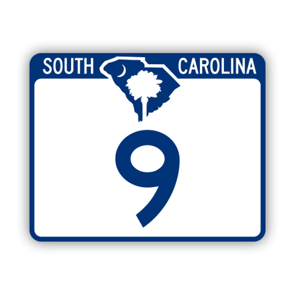 South Carolina State Highway SC 9 Sticker Decal - Self Adhesive Vinyl ...