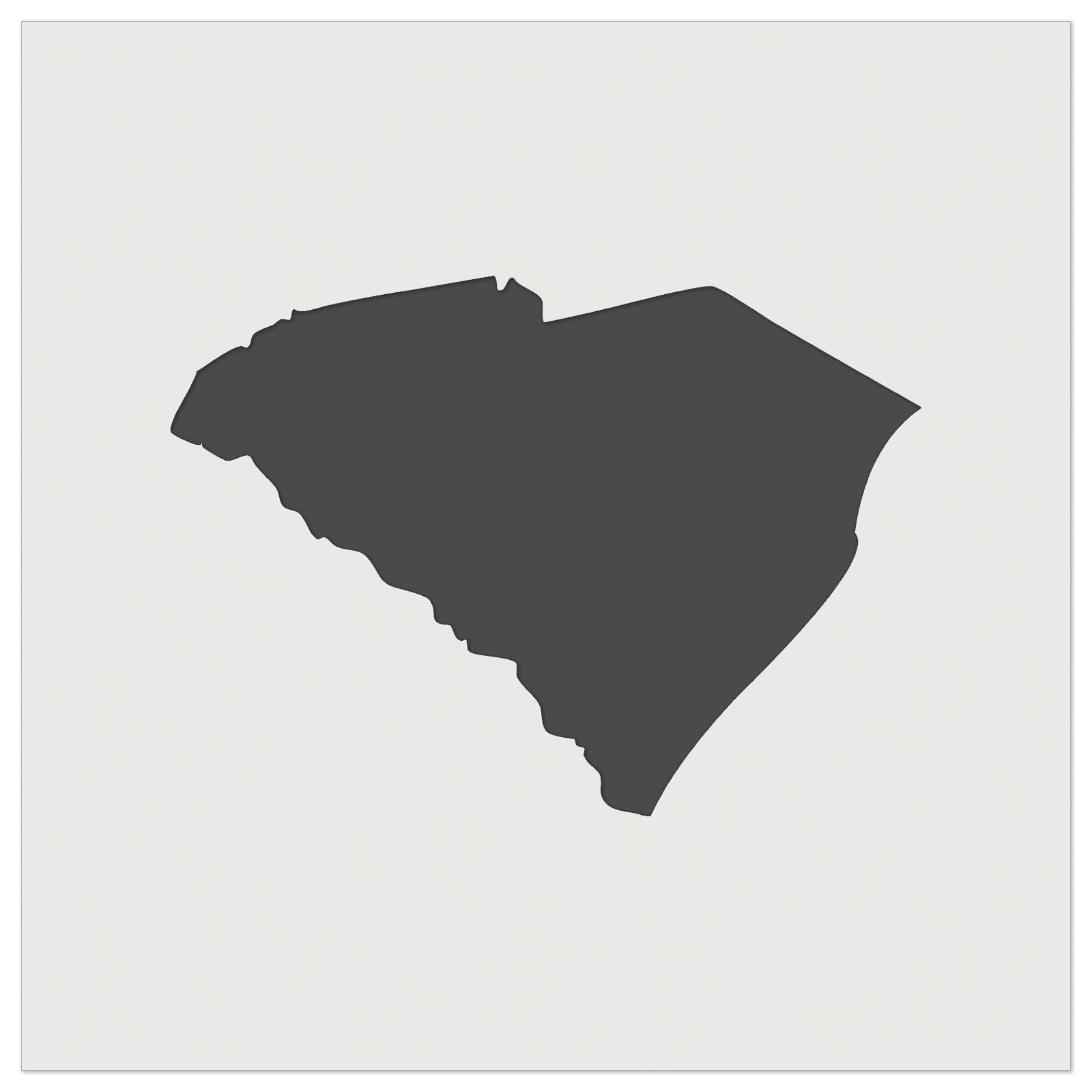 South Carolina State Silhouette DIY Cookie Wall Craft Stencil - 3.5 ...