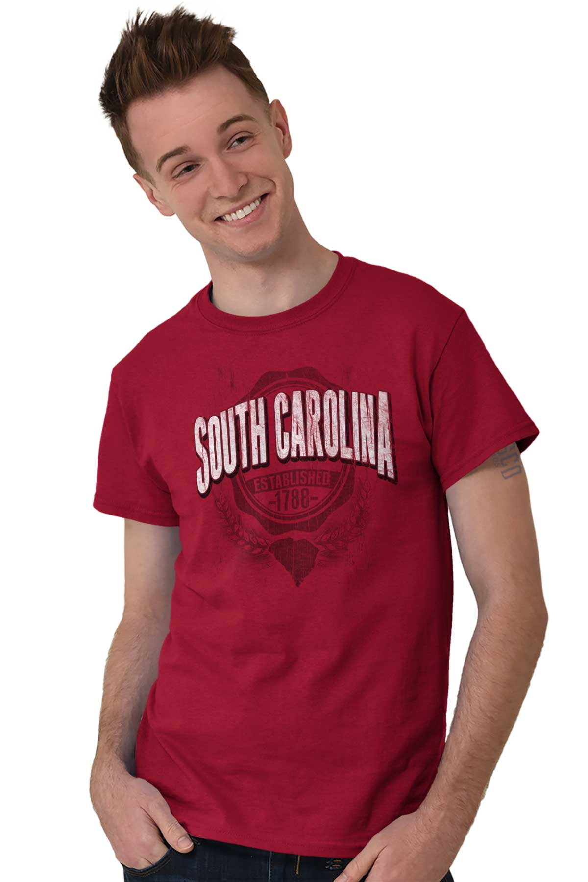 South Carolina Student Campus Pride Men's Graphic T Shirt Tees Brisco ...
