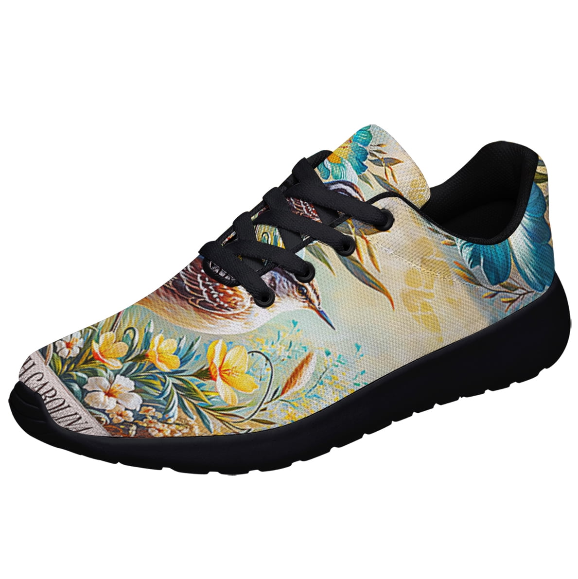 South Carolina Wren Bird Jessamine Flower Shoes Sneakers for Women Men ...