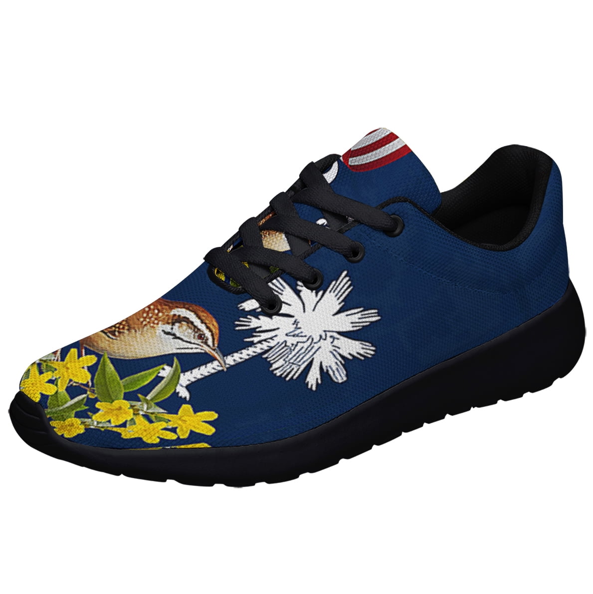 South Carolina Yellow Jessamine Flower and Carolina Wren Bird Shoes ...