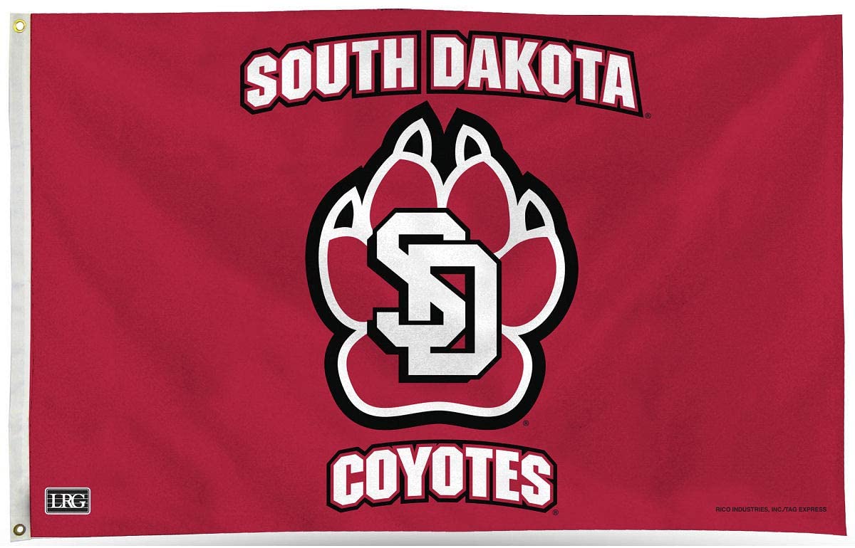 South Dakota Coyotes Indoor Outdoor 3x5 Banner Flag with grommets ...