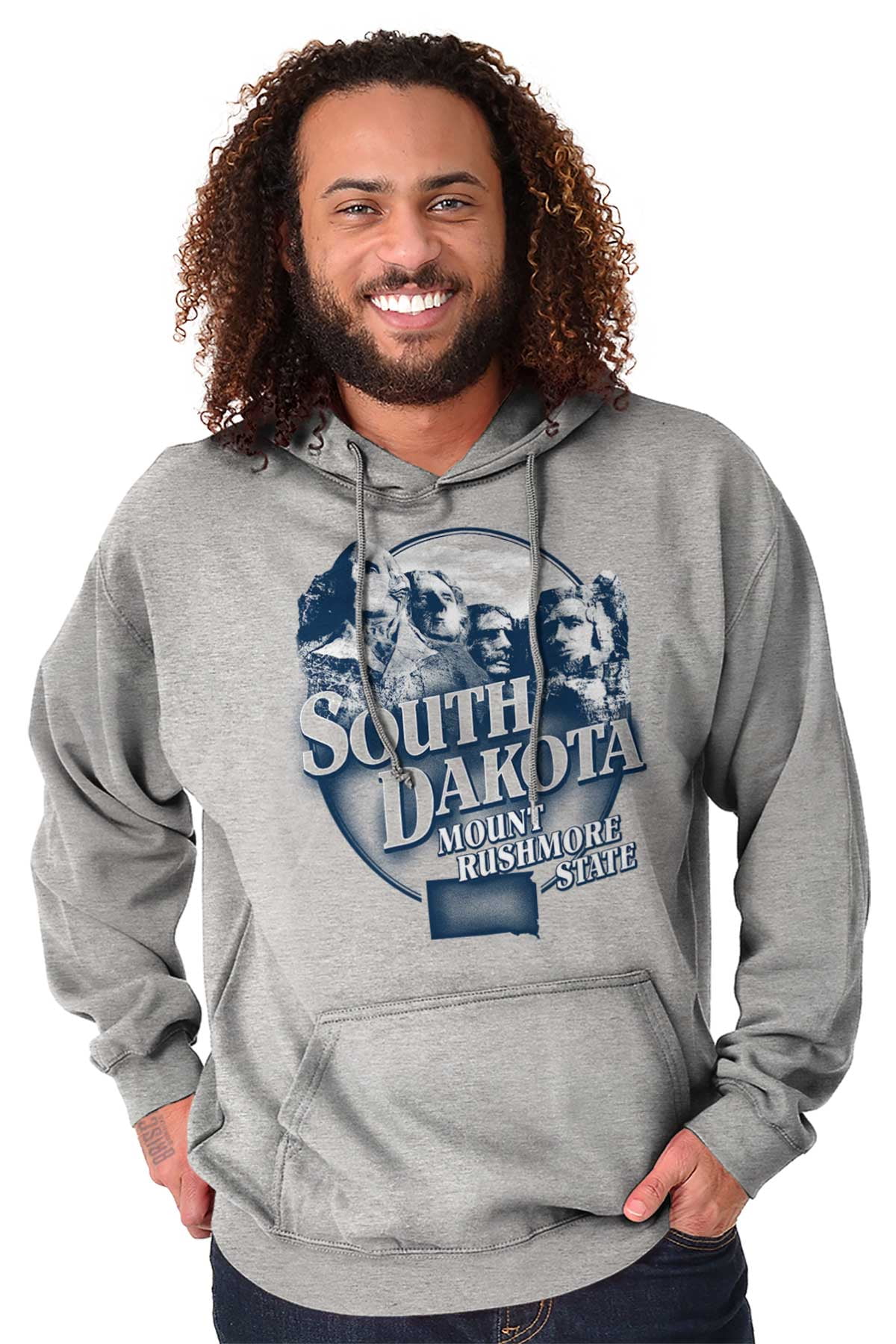 South Dakota Mount Rushmore SD Map Hoodie Sweatshirt Women Men Brisco ...
