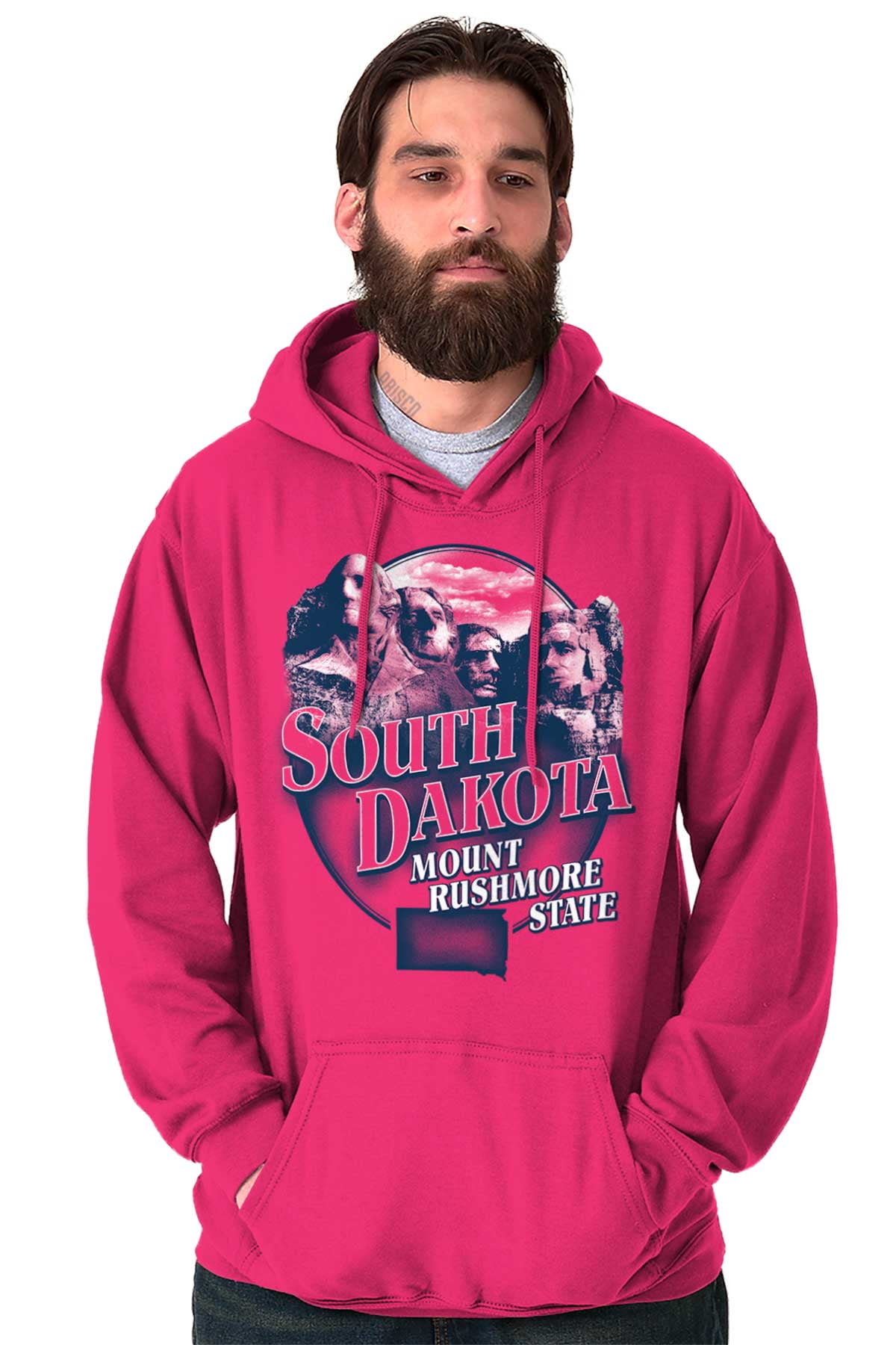 South Dakota Mount Rushmore SD Map Hoodie Sweatshirt Women Men Brisco ...