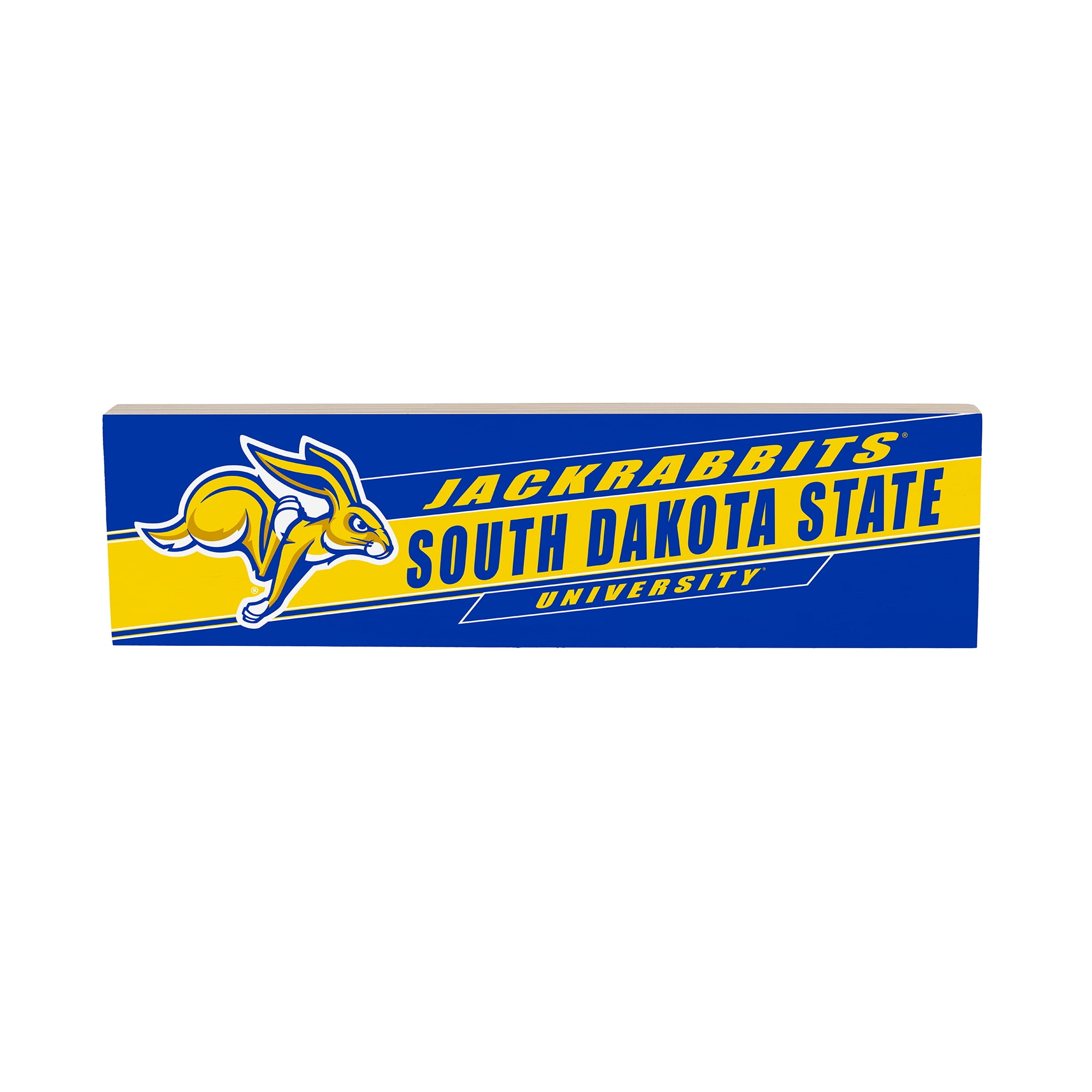 South Dakota State Jackrabbits 5" x 18" Shadow Logo Wood Mantle Sign ...