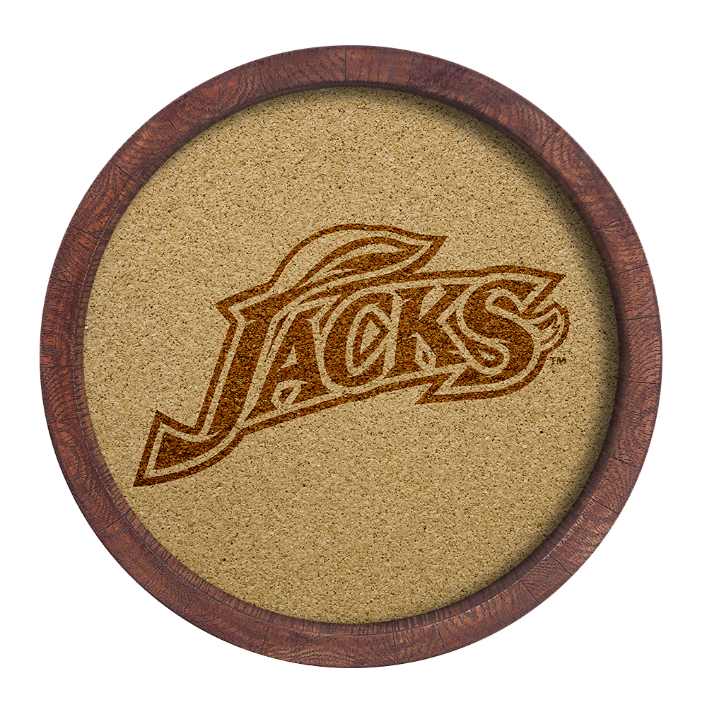 South Dakota State Jackrabbits: Jacks - Barrel Top Cork Note Board ...