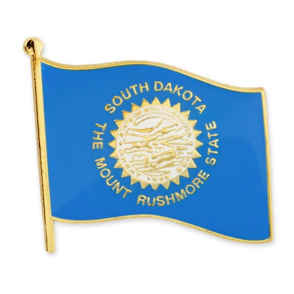 PinMart Enamel South Dakota Button Pin - 100 Pack - Walmart.com