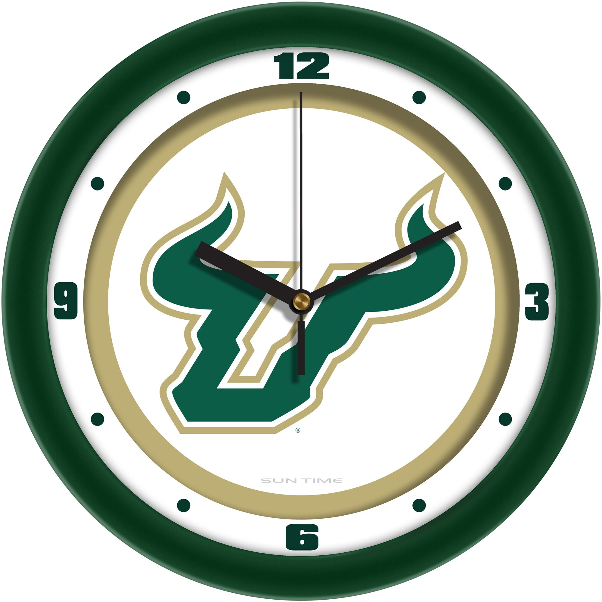 South Florida Bulls 11.5'' Suntime Premium Glass Face Traditional Logo ...