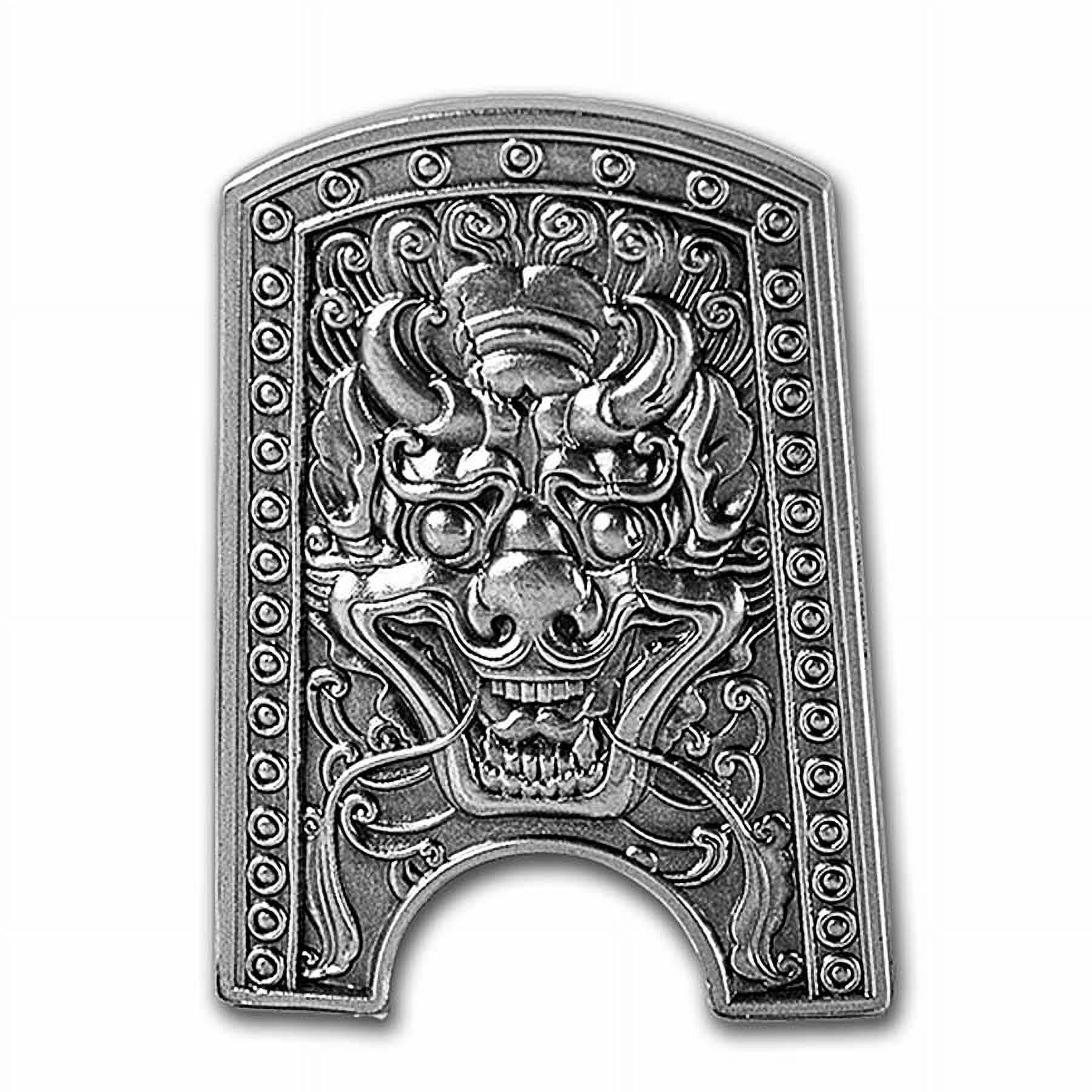 South Korea 1/2 oz Silver Doggaebi Chiwoo Shield Stackable - Walmart.com