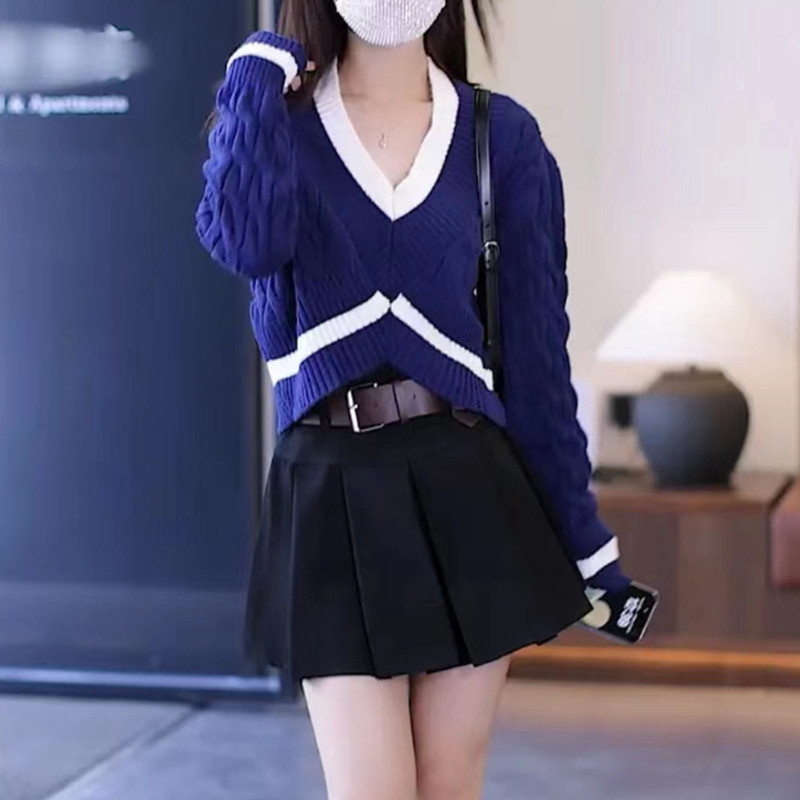 South Korea Dongdaemun New Explosions Twist Long Sleeve Knitted Coat ...