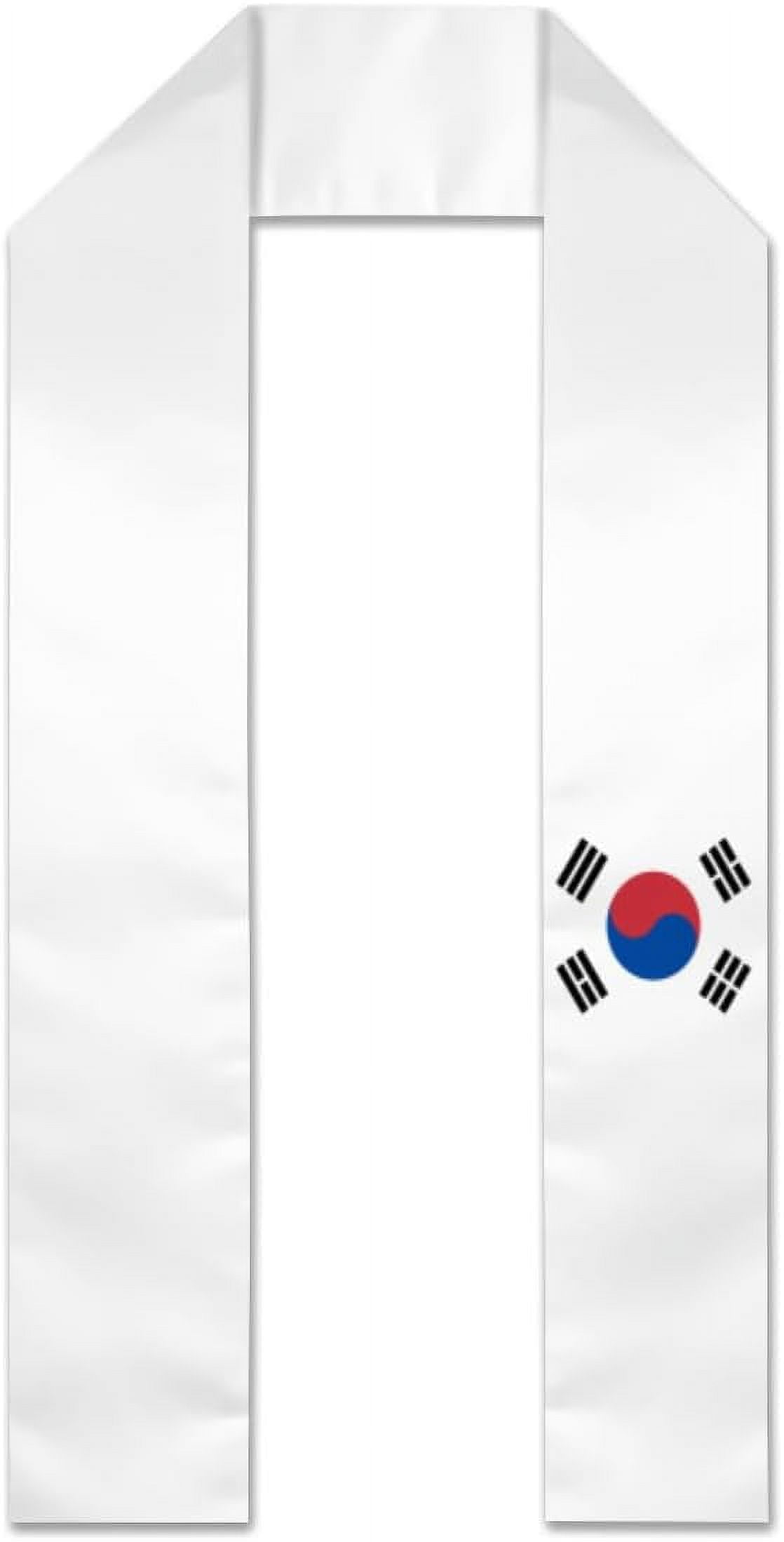 South Korea Flag Graduation Stole Graduate Shawl Sash Scraf Gift For ...