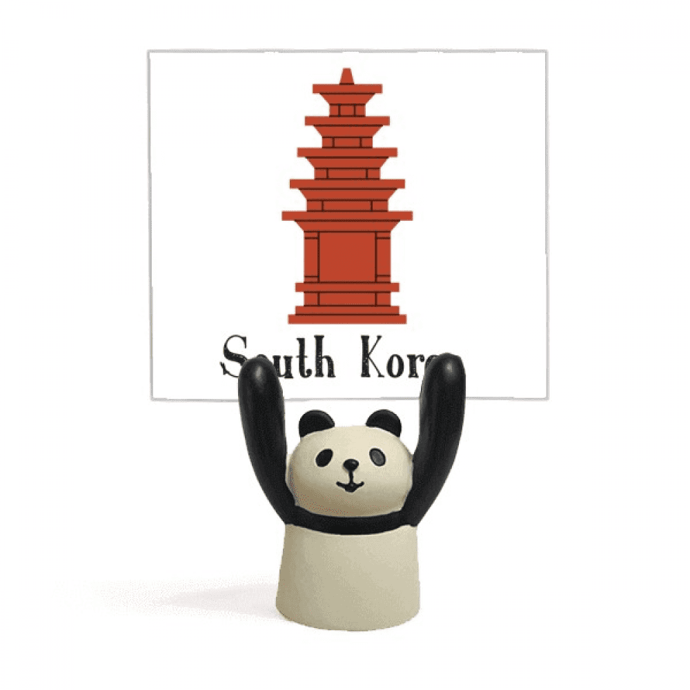 South Korea The Red Brick Tower Memo Holder Cartoon Animal Panda Stand ...