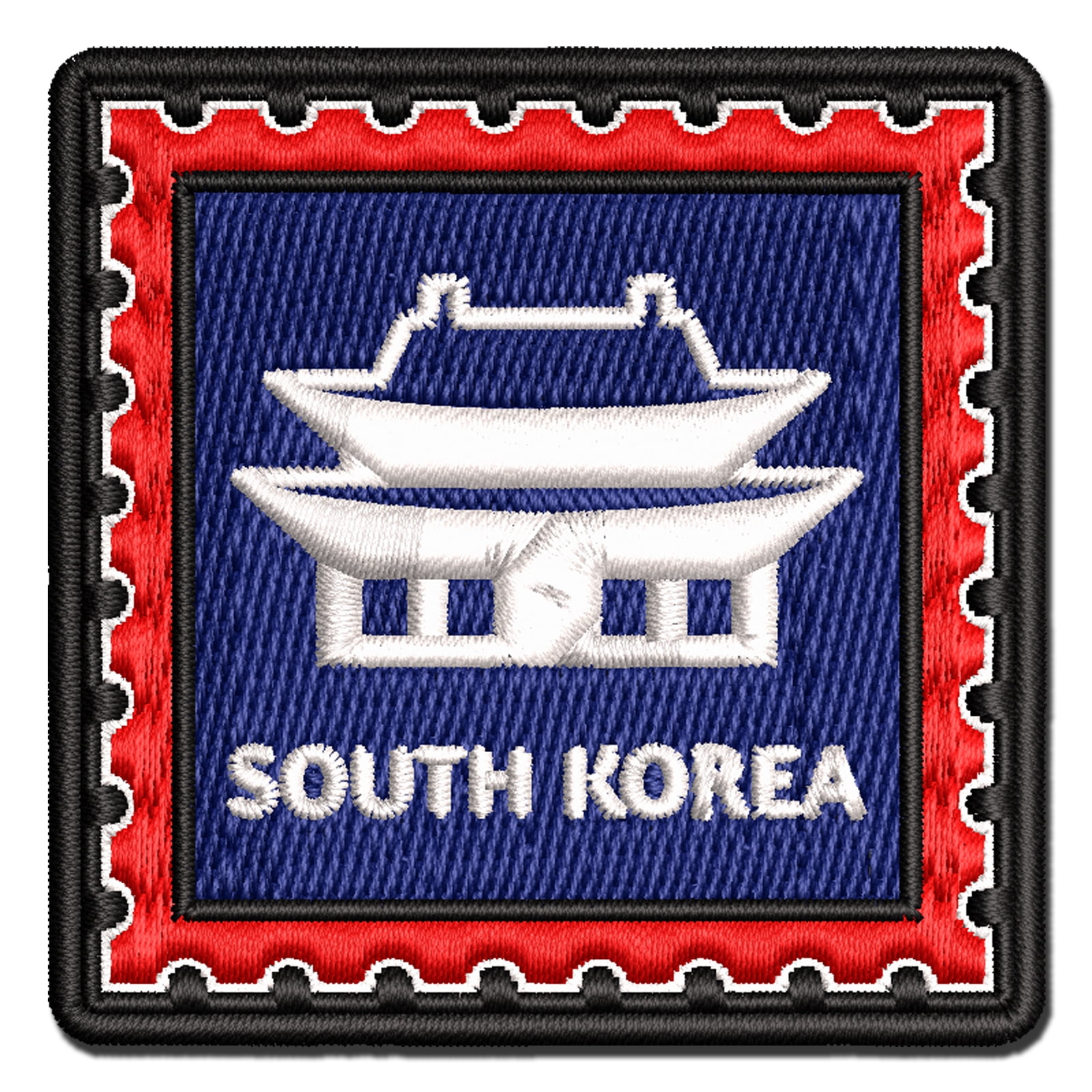 South Korea Travel Gyeongbokgung Palace Applique Multi-Color ...