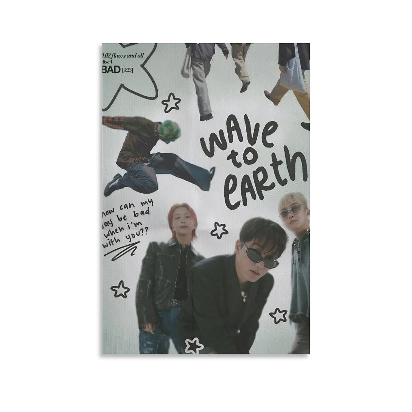 South Korean Bands Wave to Earth Singer Poster (3) Print Photo Art ...