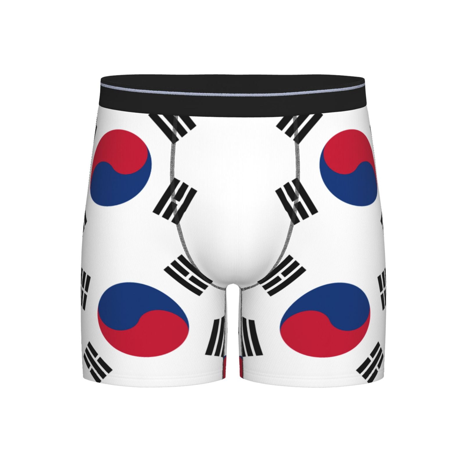 South Korean Flag Boxer Briefs Novelty Underwear With Fly Underwear For ...