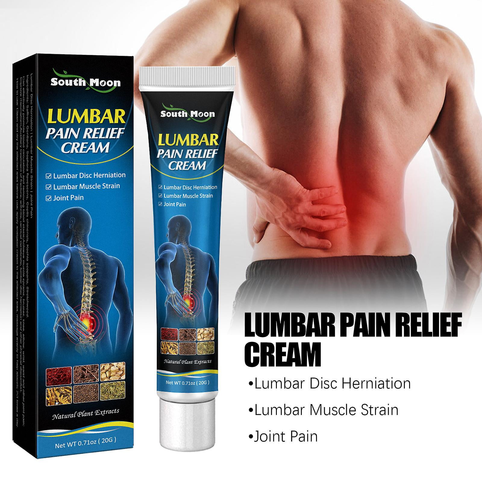 South Moon Lumbar Muscle Strain Cream Relieves Lumbar Disc Herniation ...