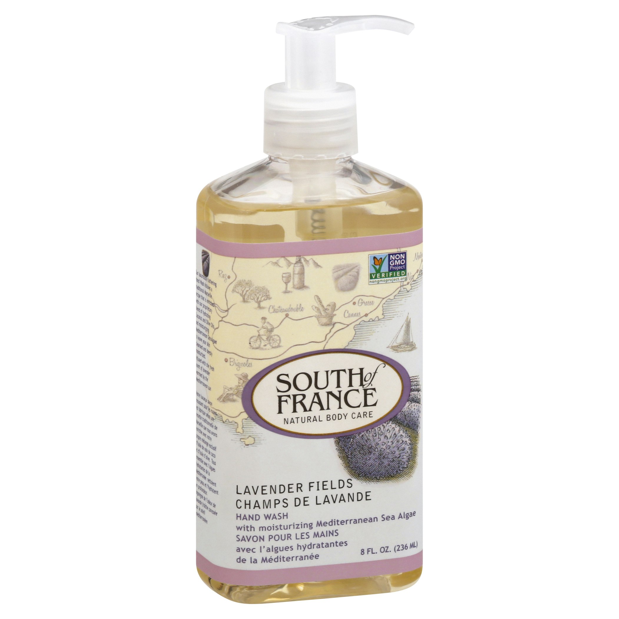 South Of France Hand Wash Lavender Fields 8 oz (Pack Of 15) - Walmart.com